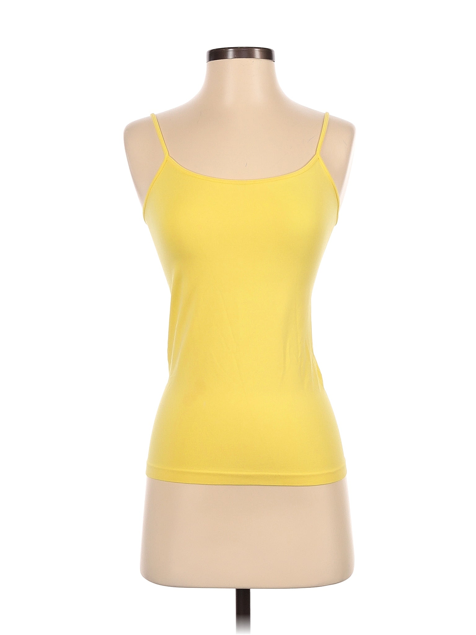 Active USA Solid Yellow Tank Top Size S - 30% off | thredUP