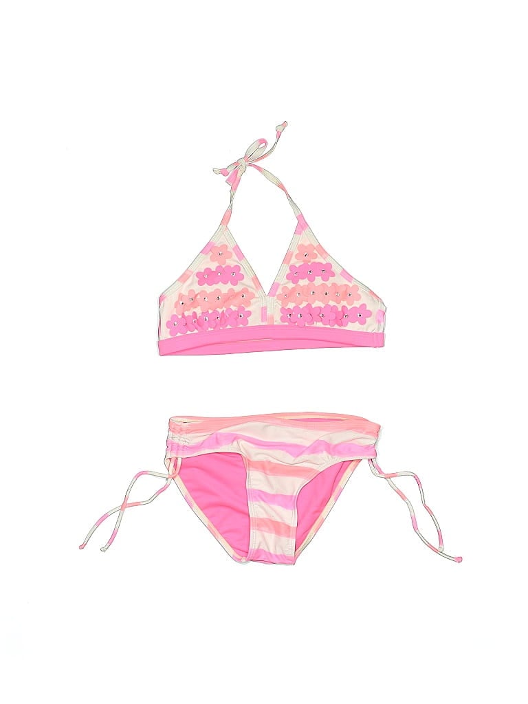 Justice Pink Two Piece Swimsuit Size 10 - 39% off | thredUP
