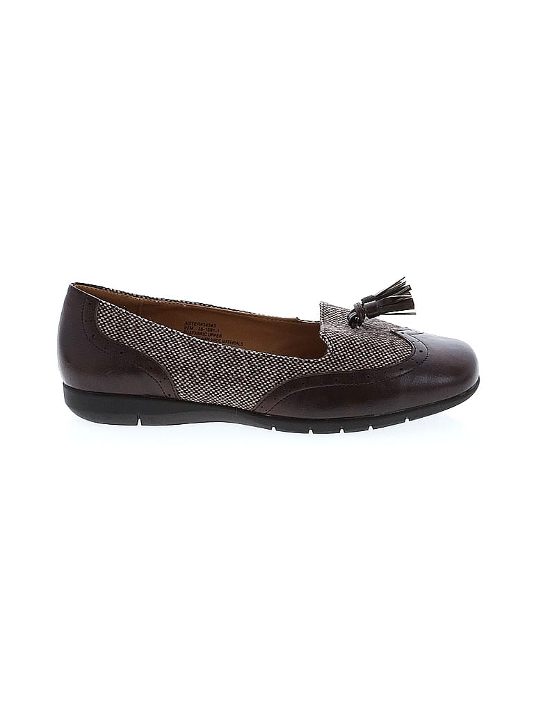 Comfortview Brown Flats Size 9 1/2 - 52% off | ThredUp