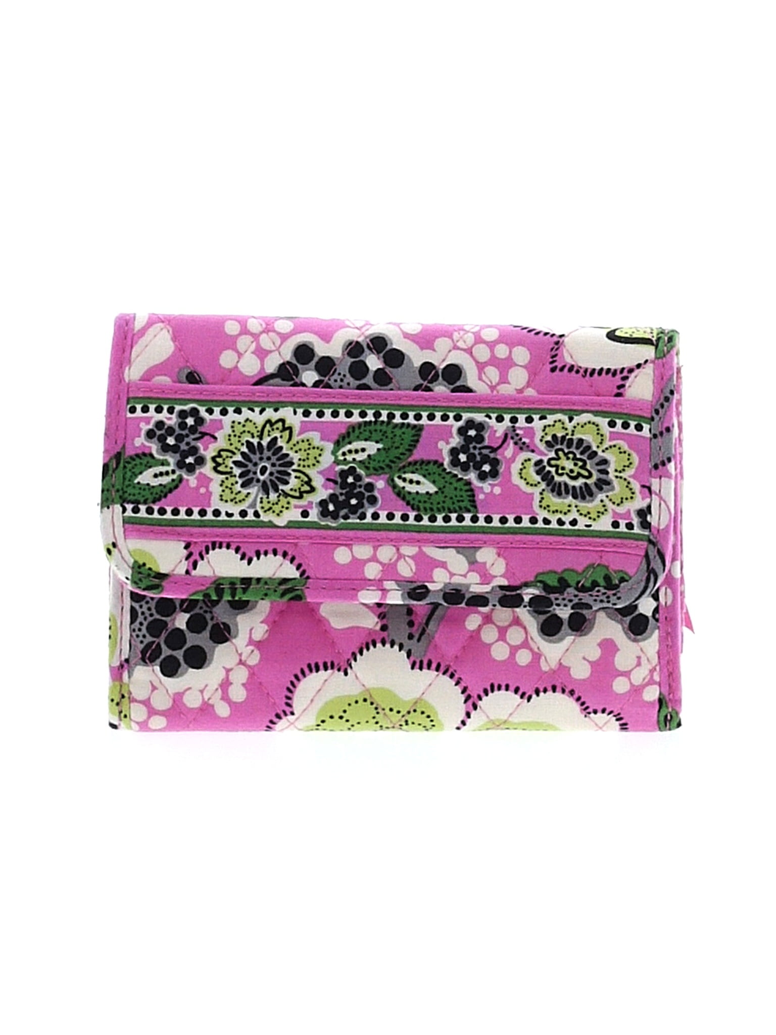 Vera Bradley Floral Graphic Multi Color Pink Wallet One Size - 58% off ...
