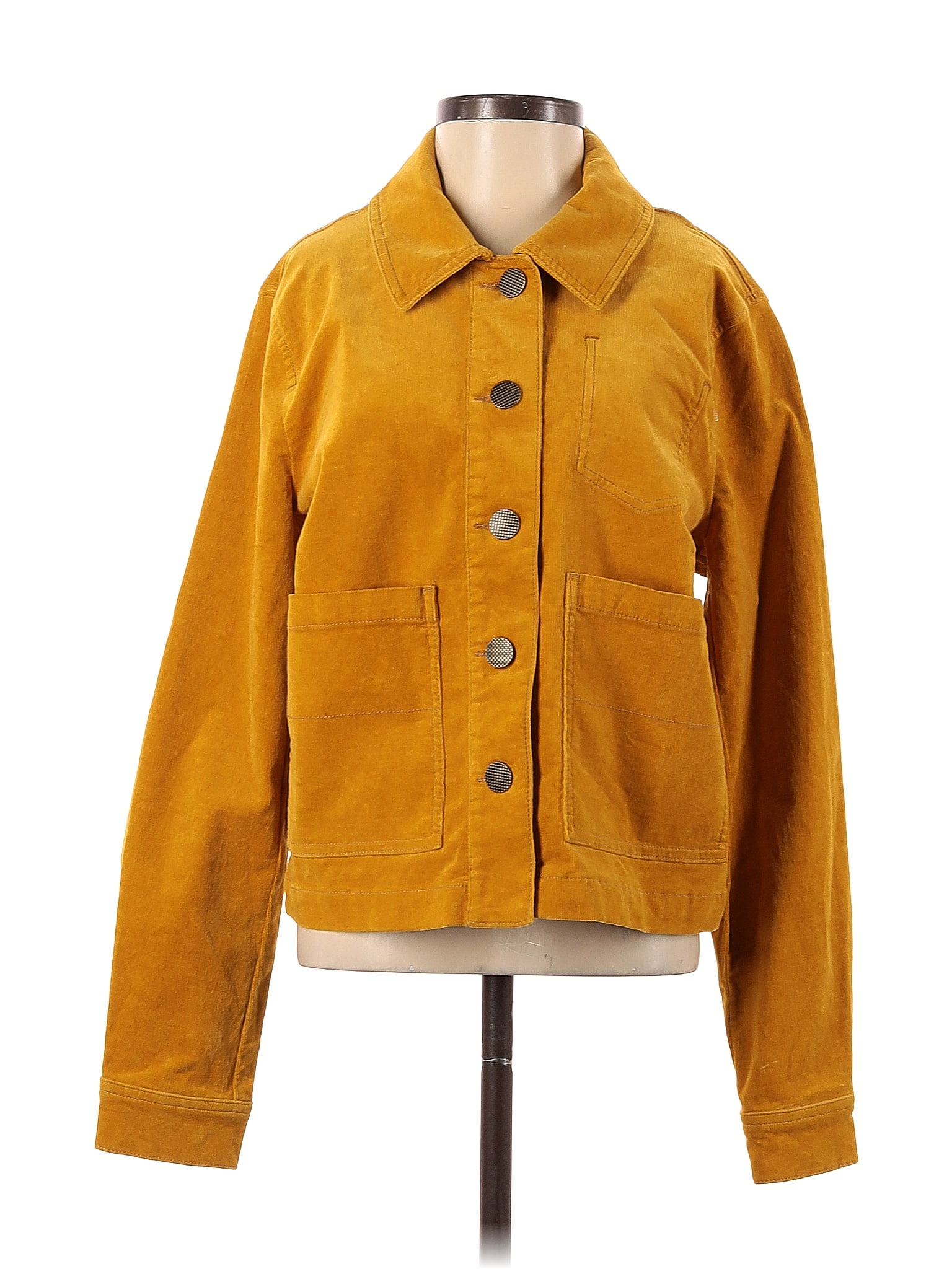 CAbi Solid Yellow Jacket Size S - 67% off | thredUP