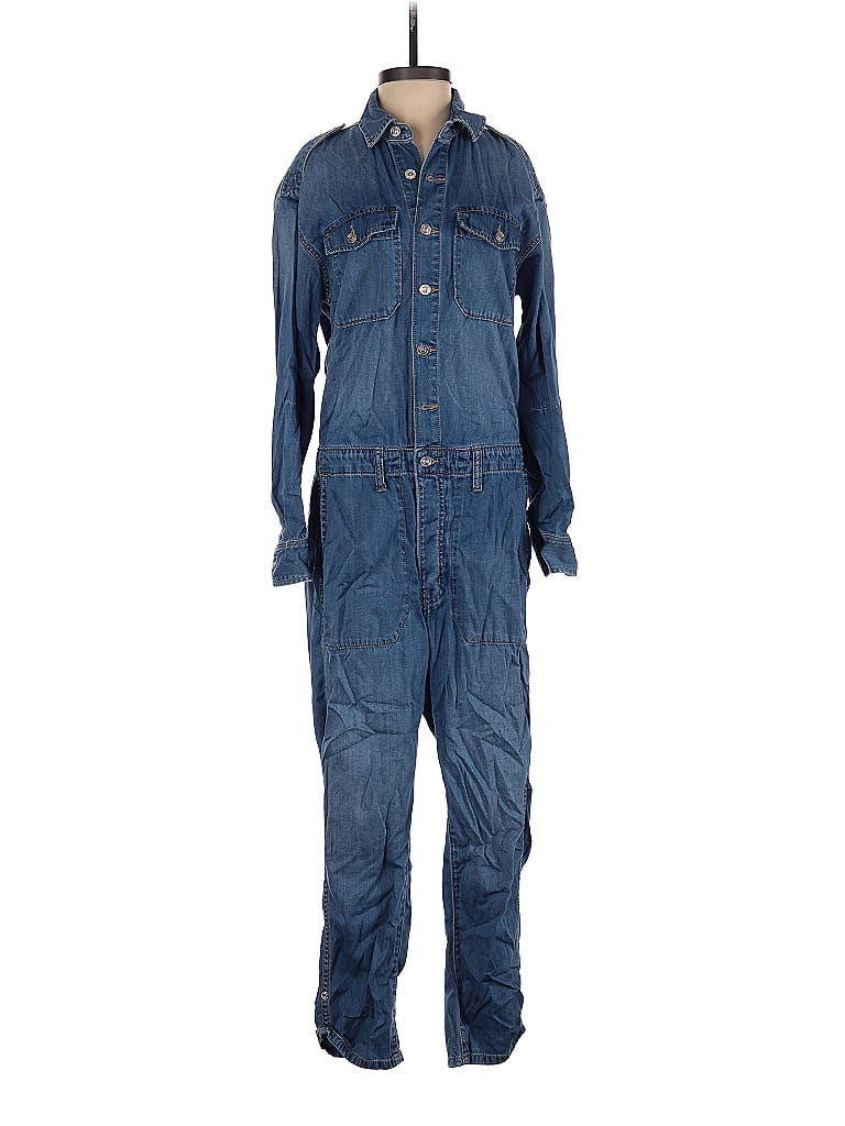 Current/Elliott Solid Blue Jumpsuit Size XS (0) - 70% off | thredUP