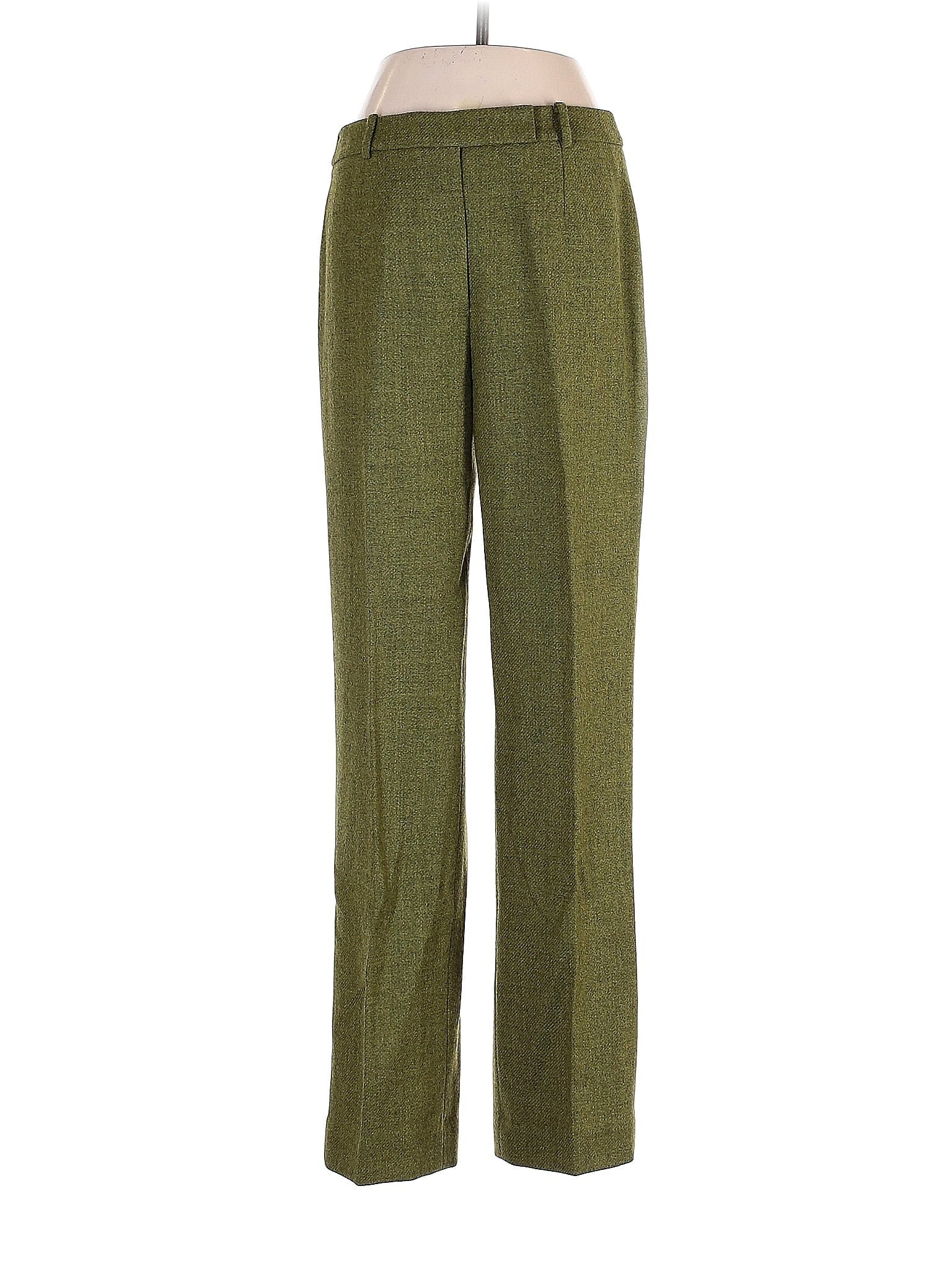 Carlisle 100% Wool Solid Green Wool Pants Size 6 - 85% off | thredUP