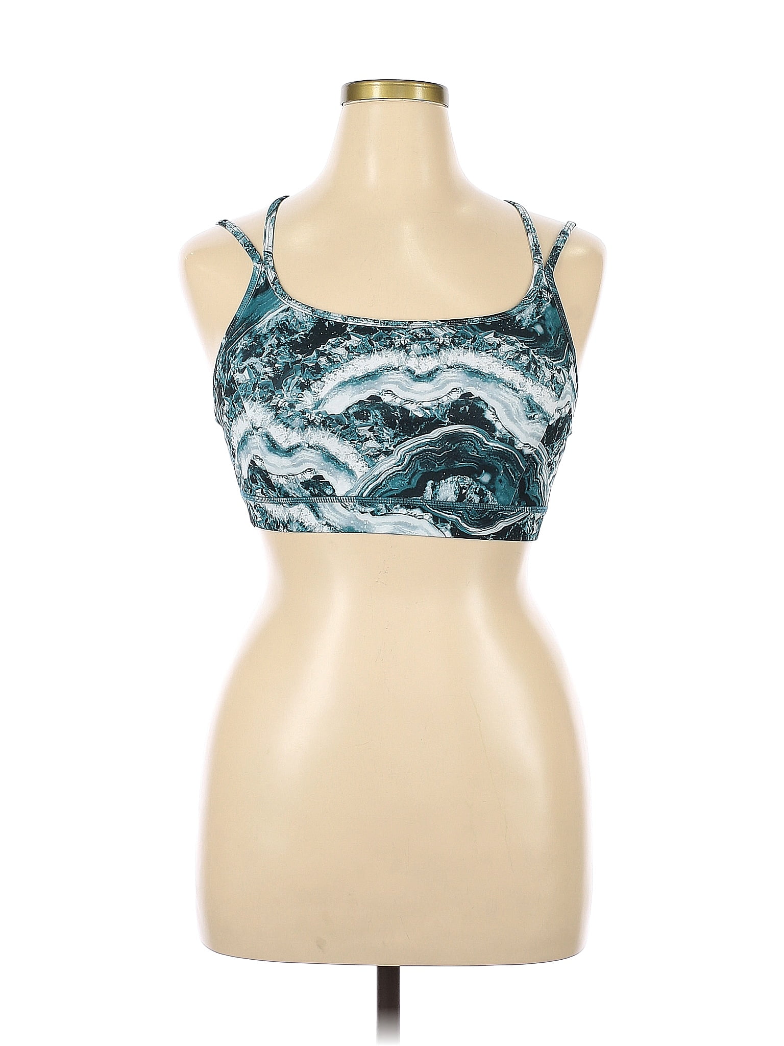 GAIAM Teal Sports Bra Size XL - 39% off | thredUP