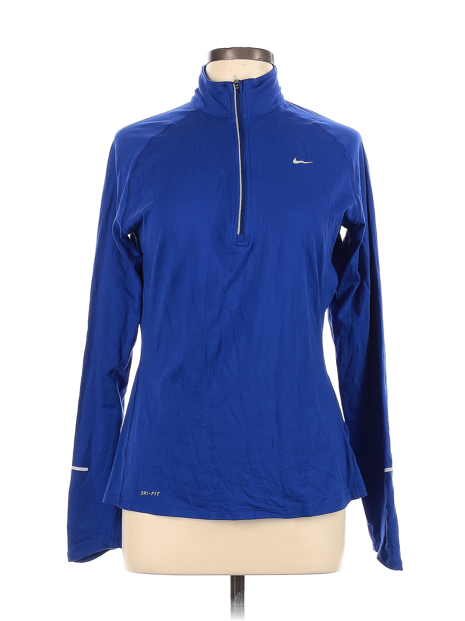 Nike Blue Track Jacket Size L - 60% off | thredUP