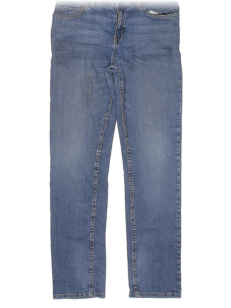 Levi's Solid Blue Jeans Size 18 - 79% off | thredUP