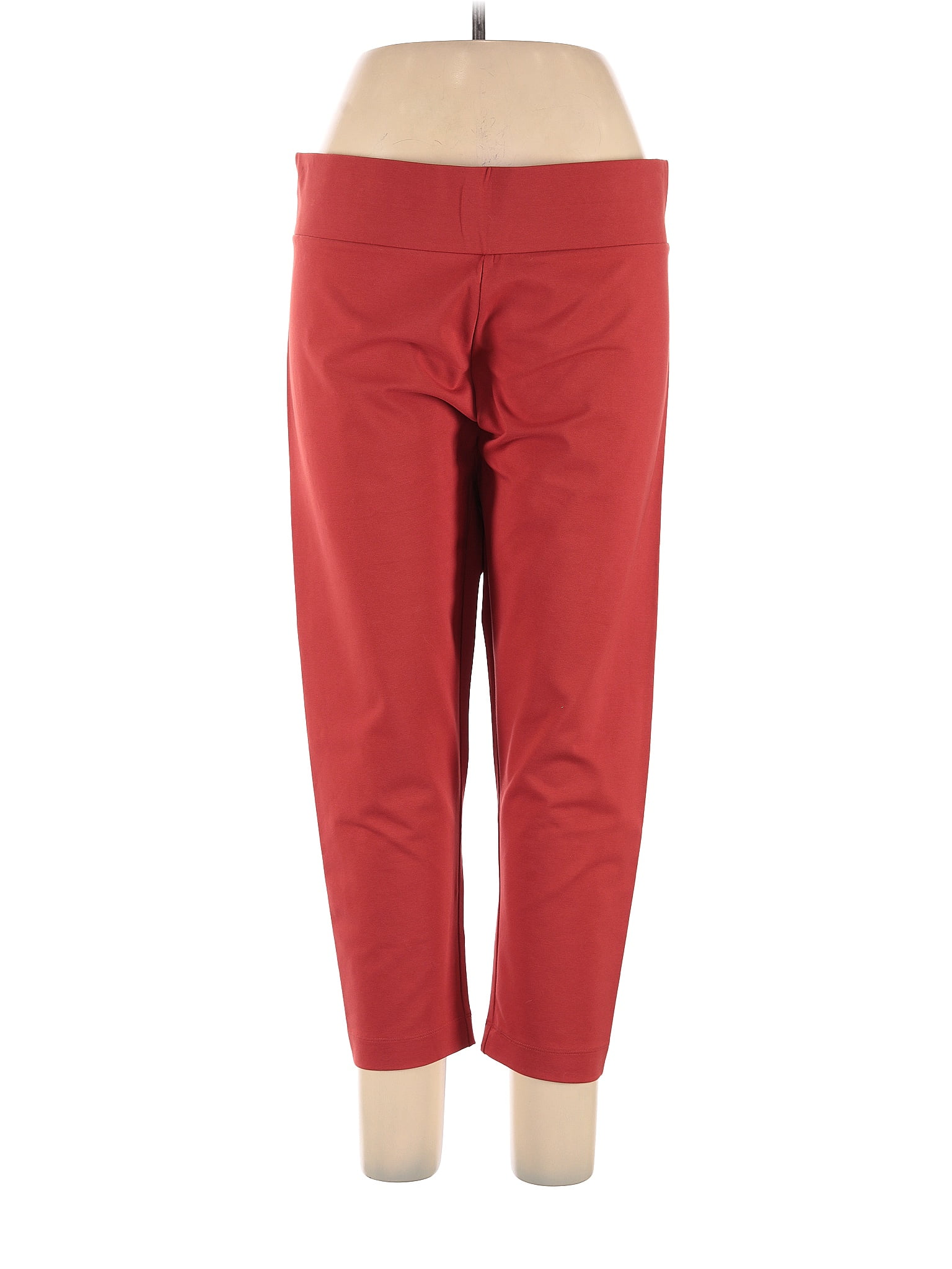 Logo Layers Solid Red Dress Pants Size 1X (Plus) - 63% off | thredUP