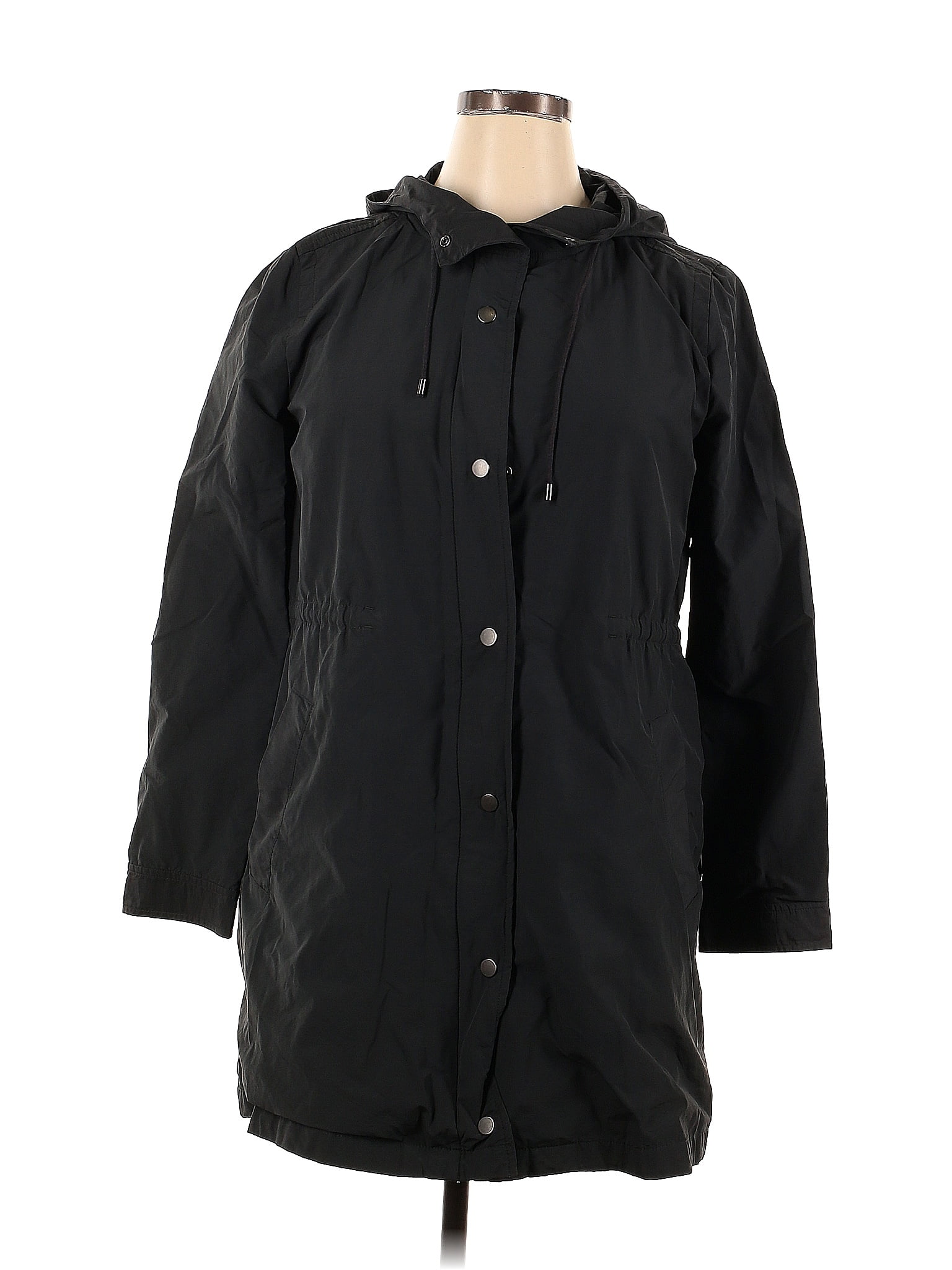 Eileen Fisher Solid Black Jacket Size XL - 70% off | thredUP