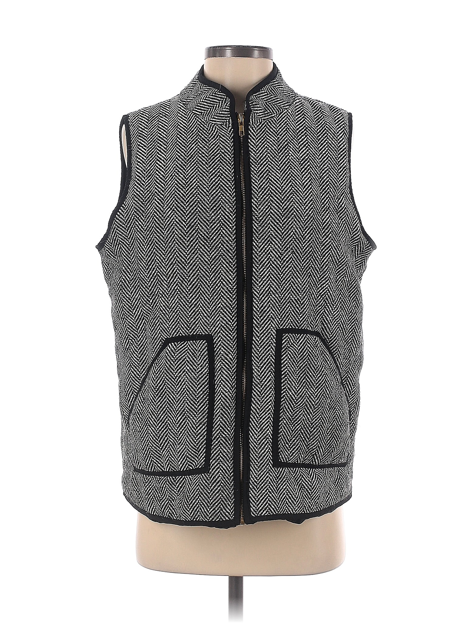 Assorted Brands 100% Polyester Gray Vest Size 2X (Plus) - 56% off | ThredUp