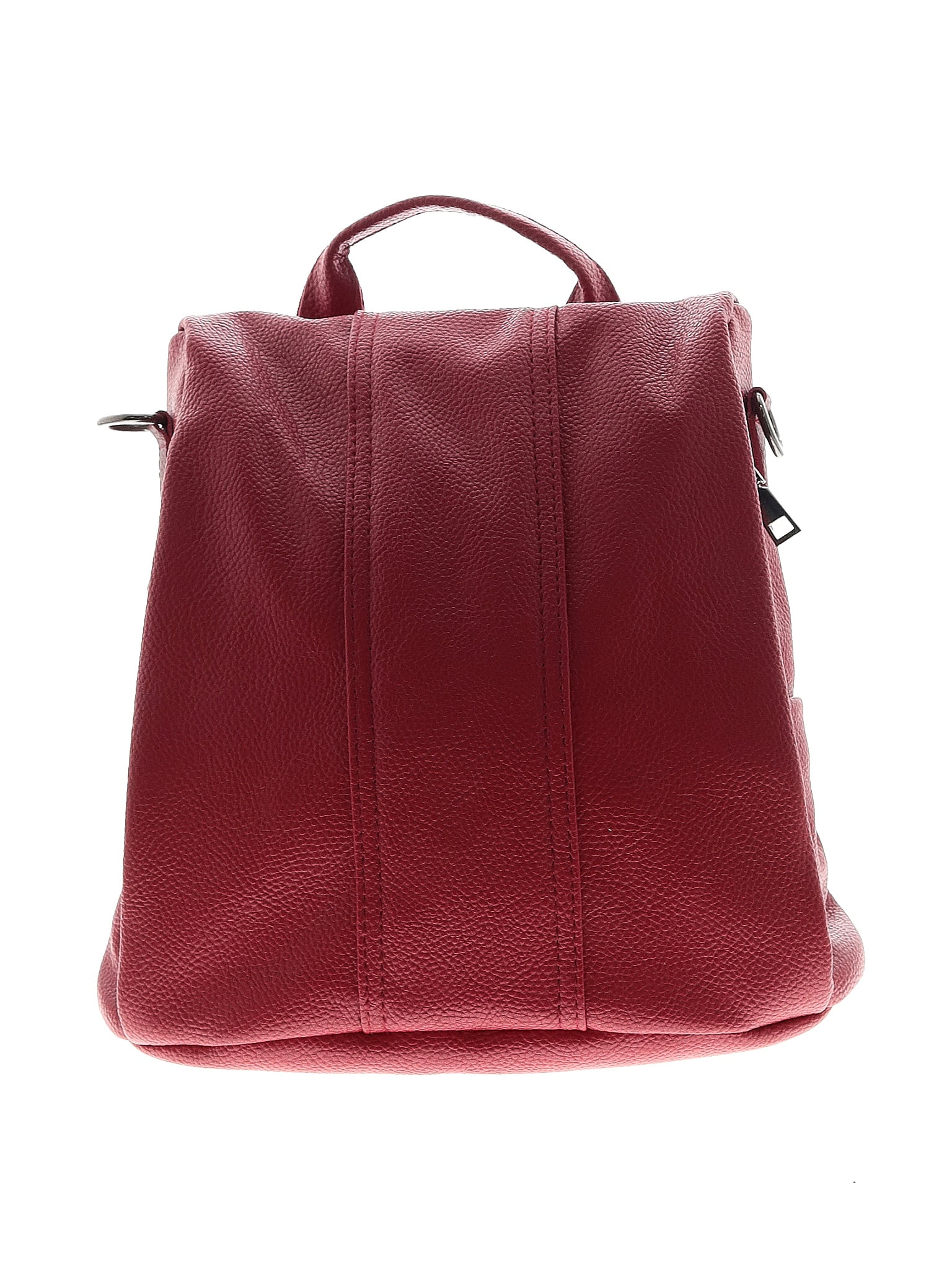 Assorted Brands Solid Maroon Burgundy Backpack One Size - 51% off | thredUP