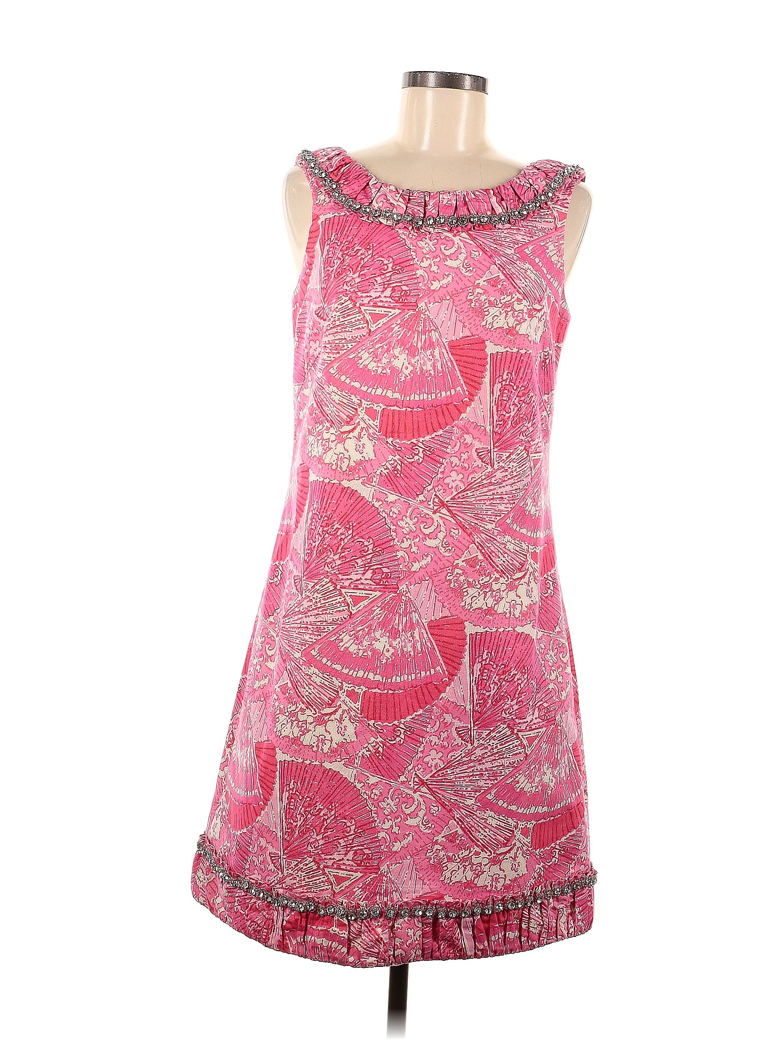 Lilly Pulitzer Multi Color Pink Casual Dress Size 6 66 Off Thredup