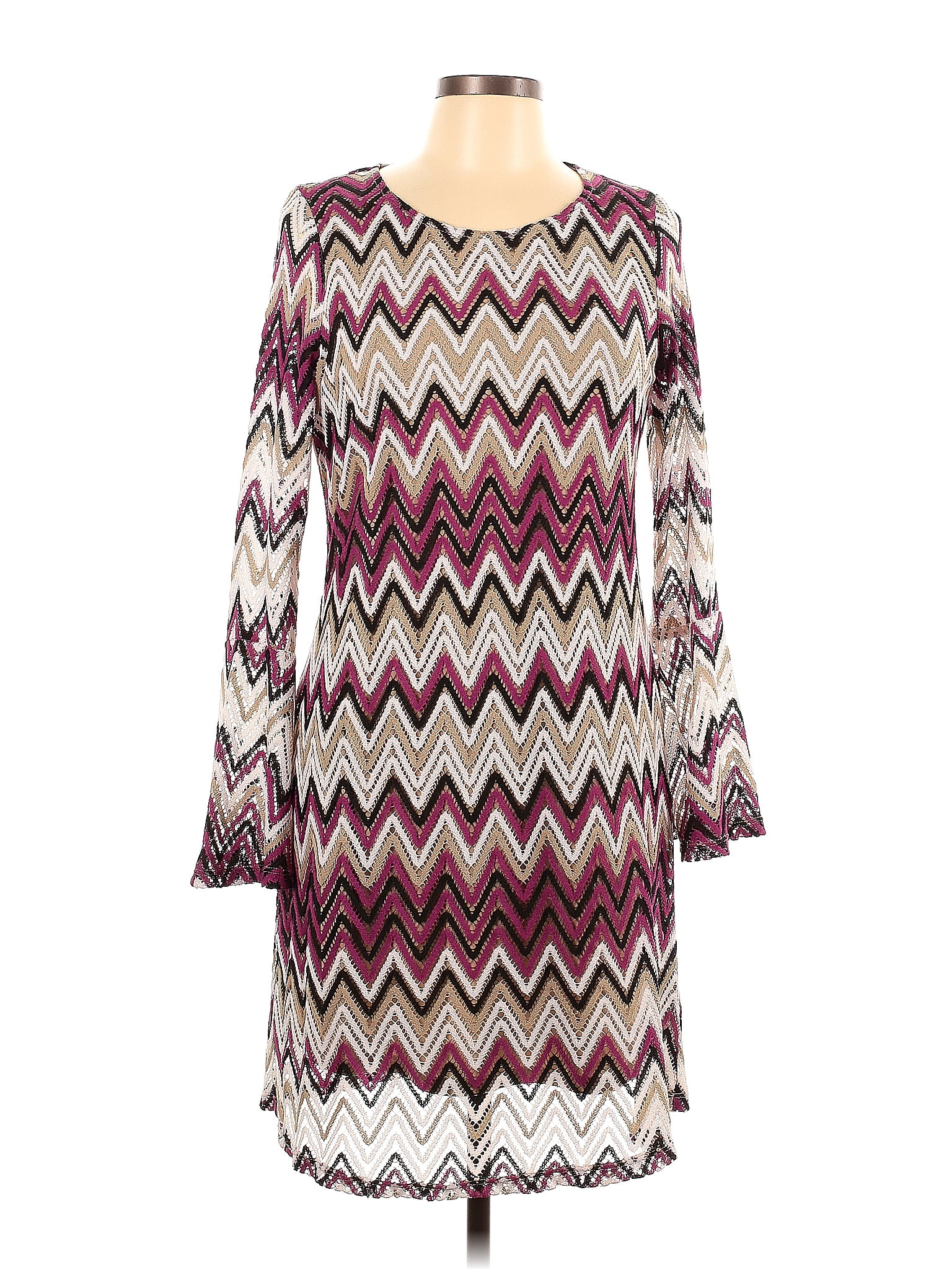 Tacera 100% Polyester Chevron-herringbone Chevron Multi Color Burgundy ...