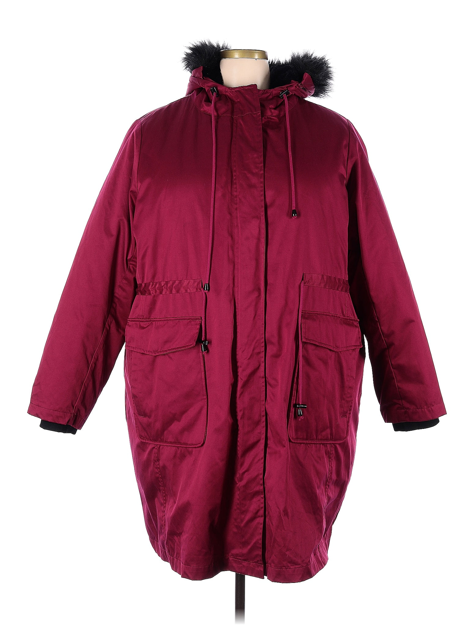 Torrid Solid Maroon Burgundy Coat Size 4X Plus (4) (Plus) - 60% off ...