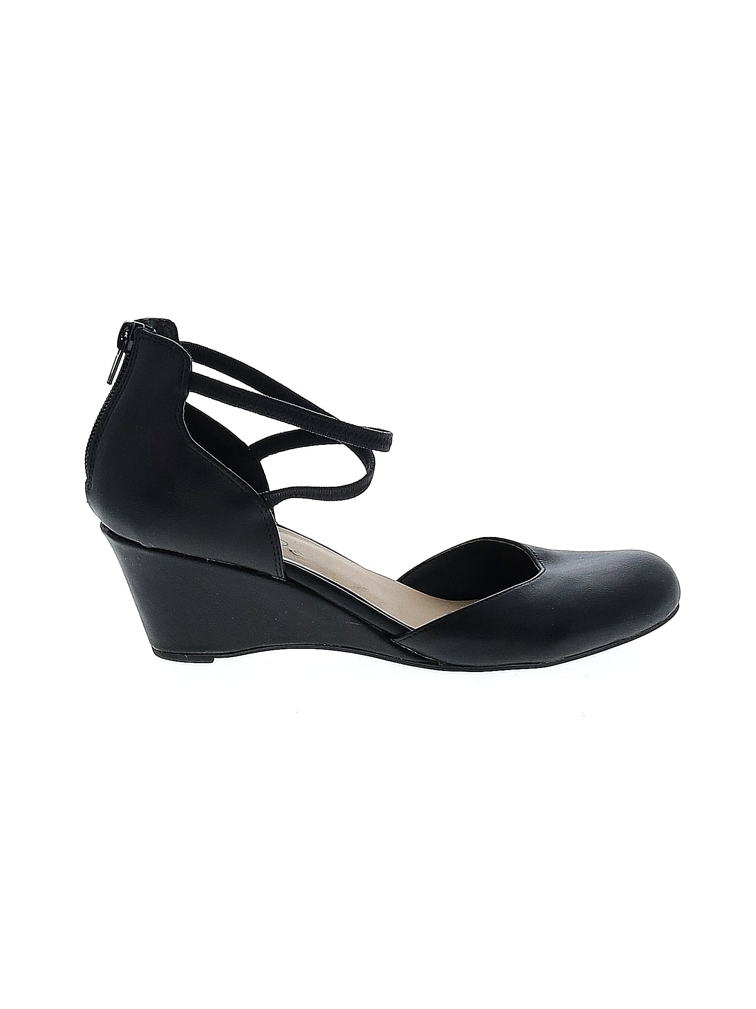 Me Too Black Wedges Size 8 1/2 - 67% off | ThredUp