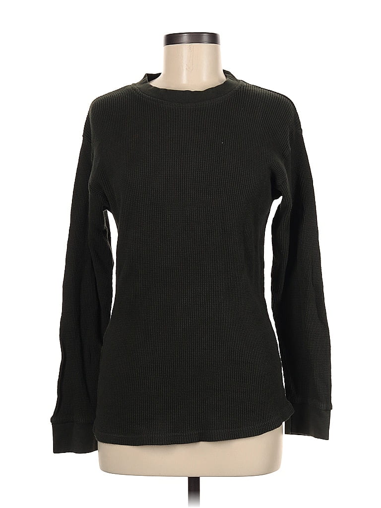 Big Baller Brand 100% Cotton Solid Green Black Thermal Top Size M - 65% ...