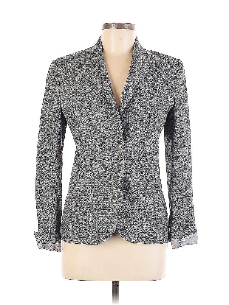 Koton Tweed Gray Blazer Size UK 8 / US 4 - 91% off | ThredUp