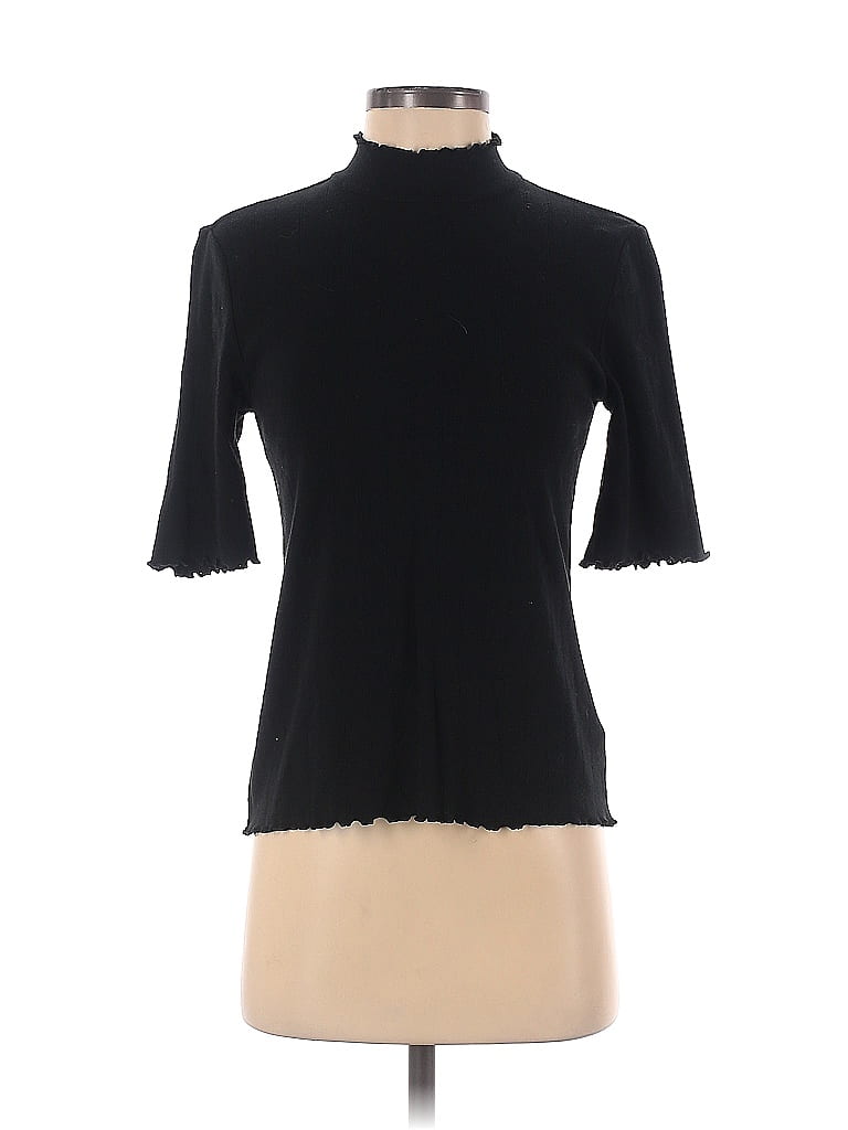 Gap Black Short Sleeve Turtleneck Size M - 59% off | thredUP