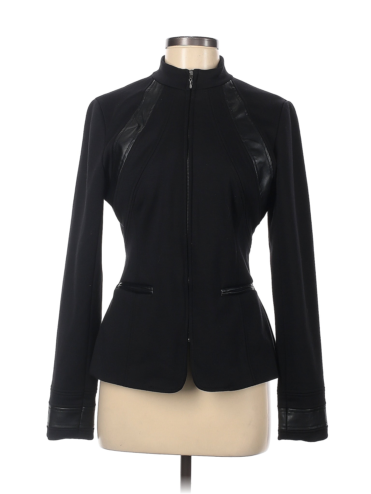 Assorted Brands Solid Black Jacket Size M - 60% off | thredUP