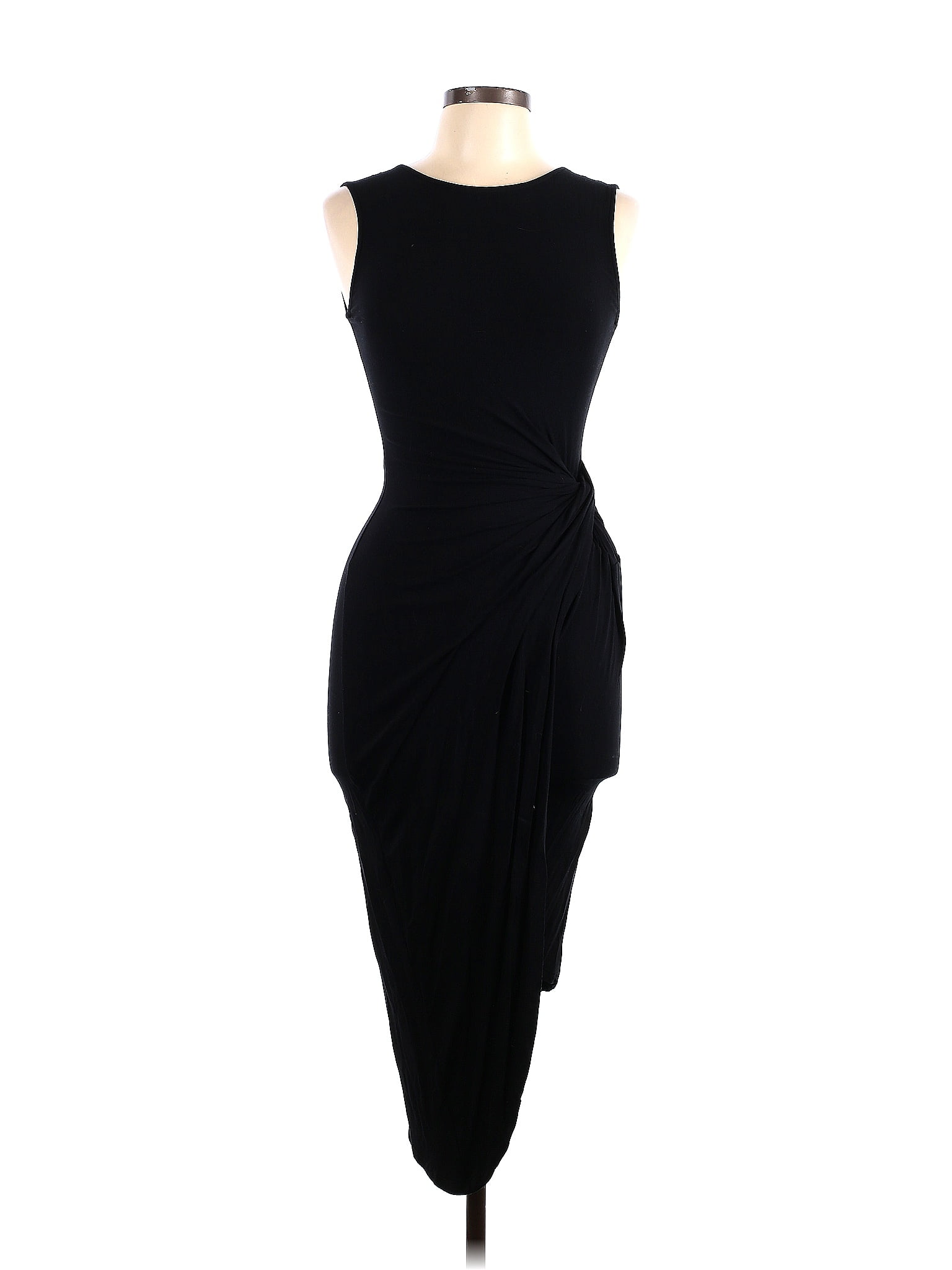 Victoria + Sophia Solid Black Cocktail Dress Size L - 63% off | thredUP