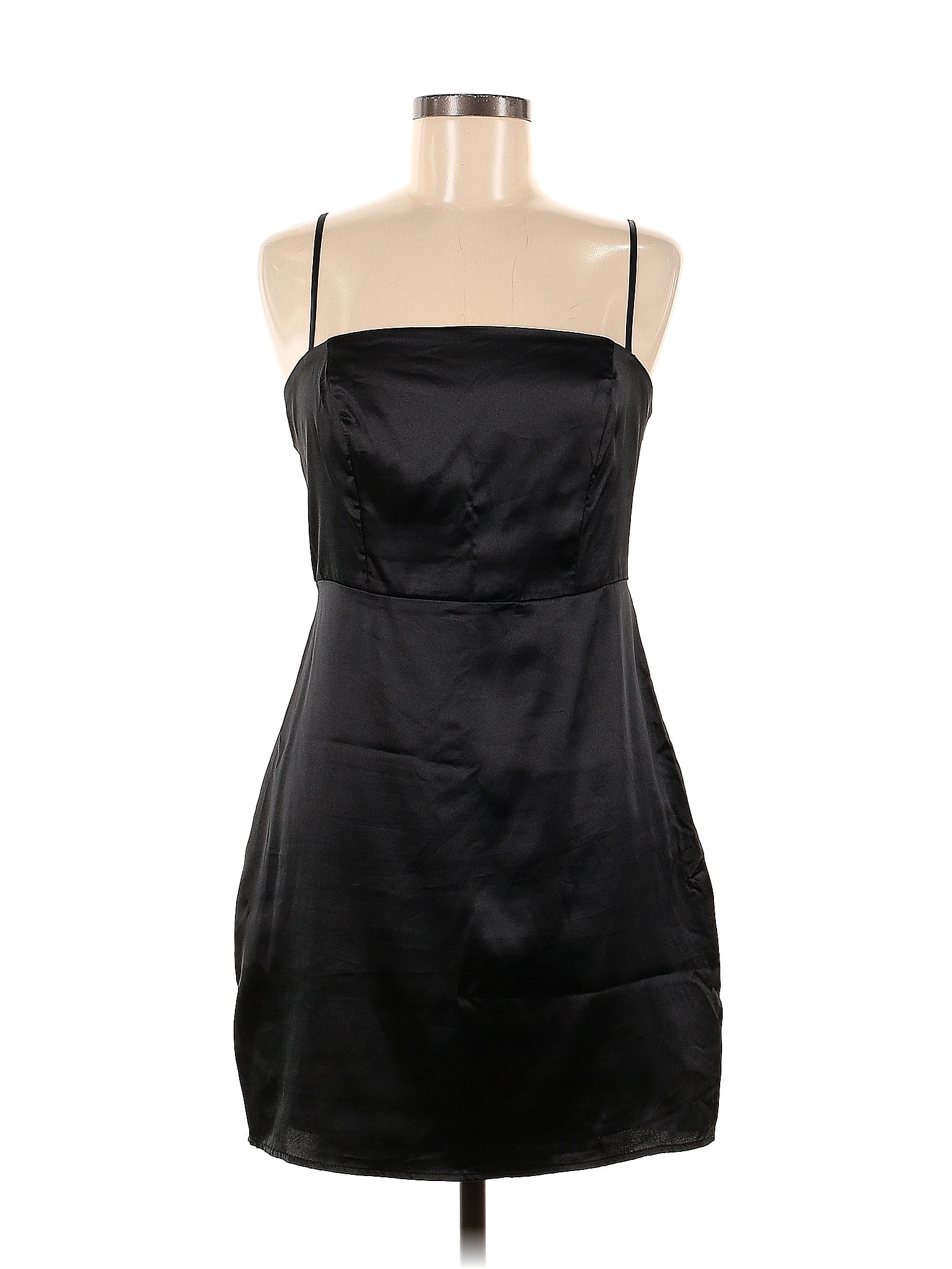 Lulus Solid Black Cocktail Dress Size M 62 Off Thredup