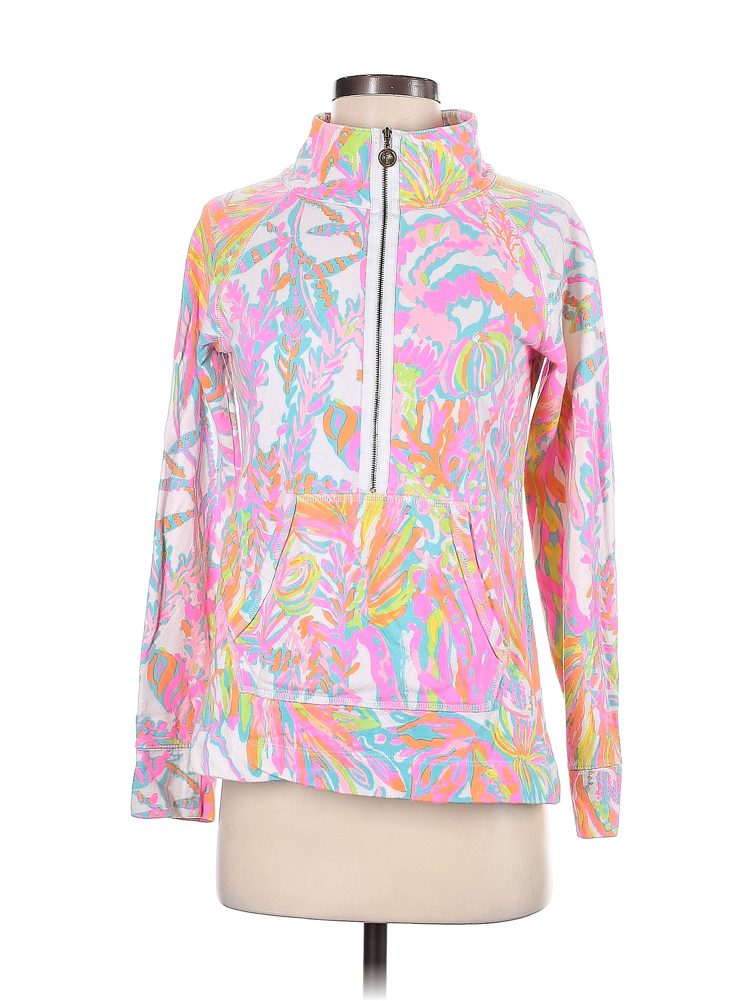Lilly Pulitzer Color Block Tropical Pink Track Jacket Size S - 65% off ...
