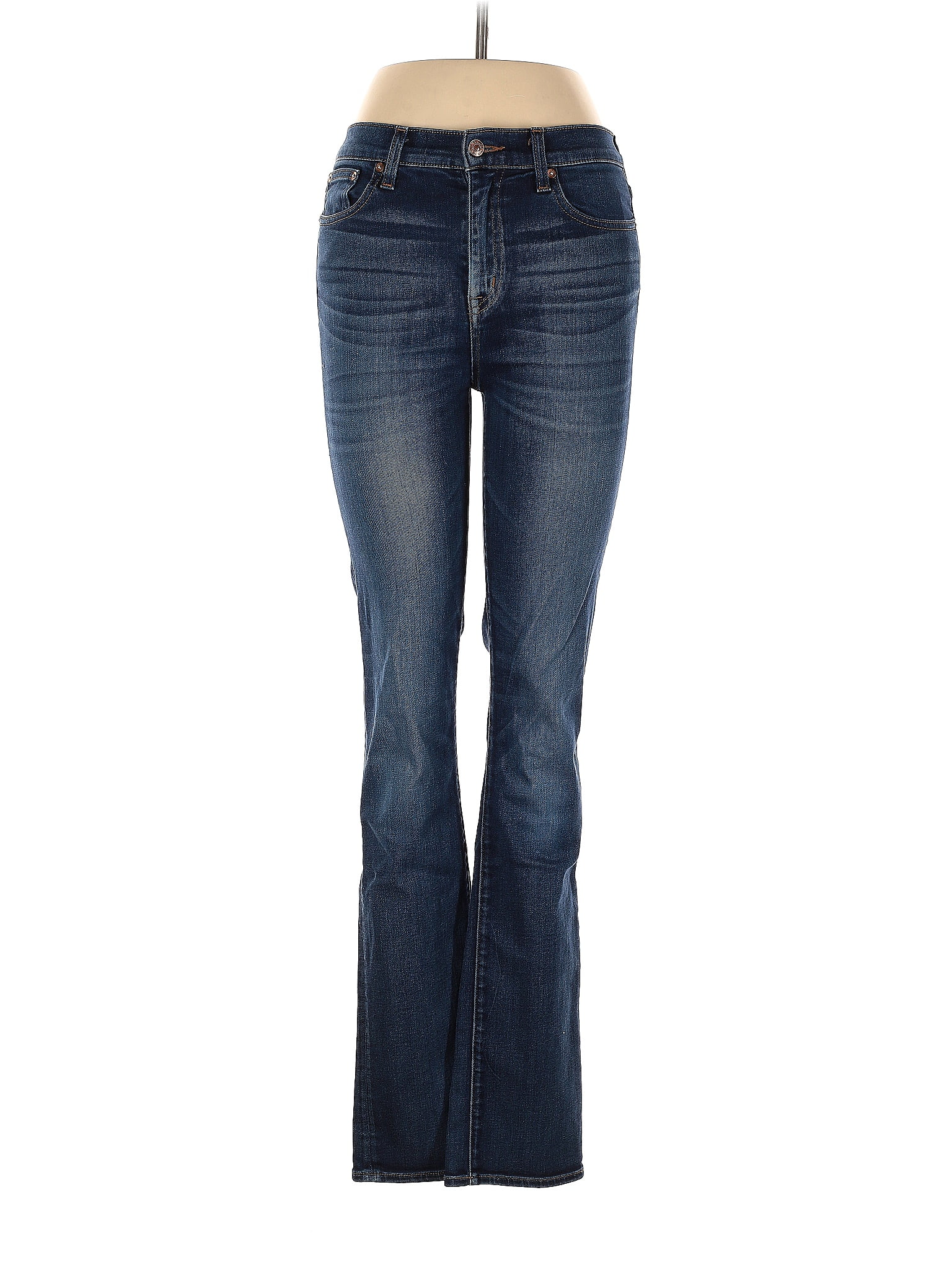 Point Sur Solid Blue Jeans 28 Waist - 85% off | thredUP