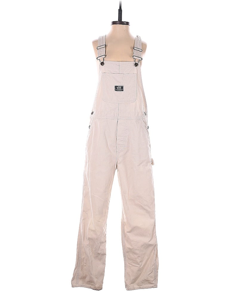 Vans Solid Ivory Overalls Size XS - 40% off | thredUP