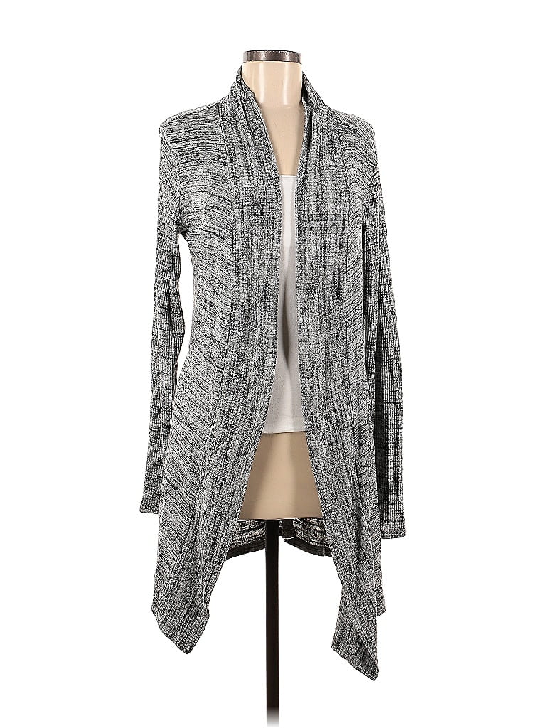 Laila Jayde Color Block Marled Gray Cardigan Size M - 74% off | thredUP
