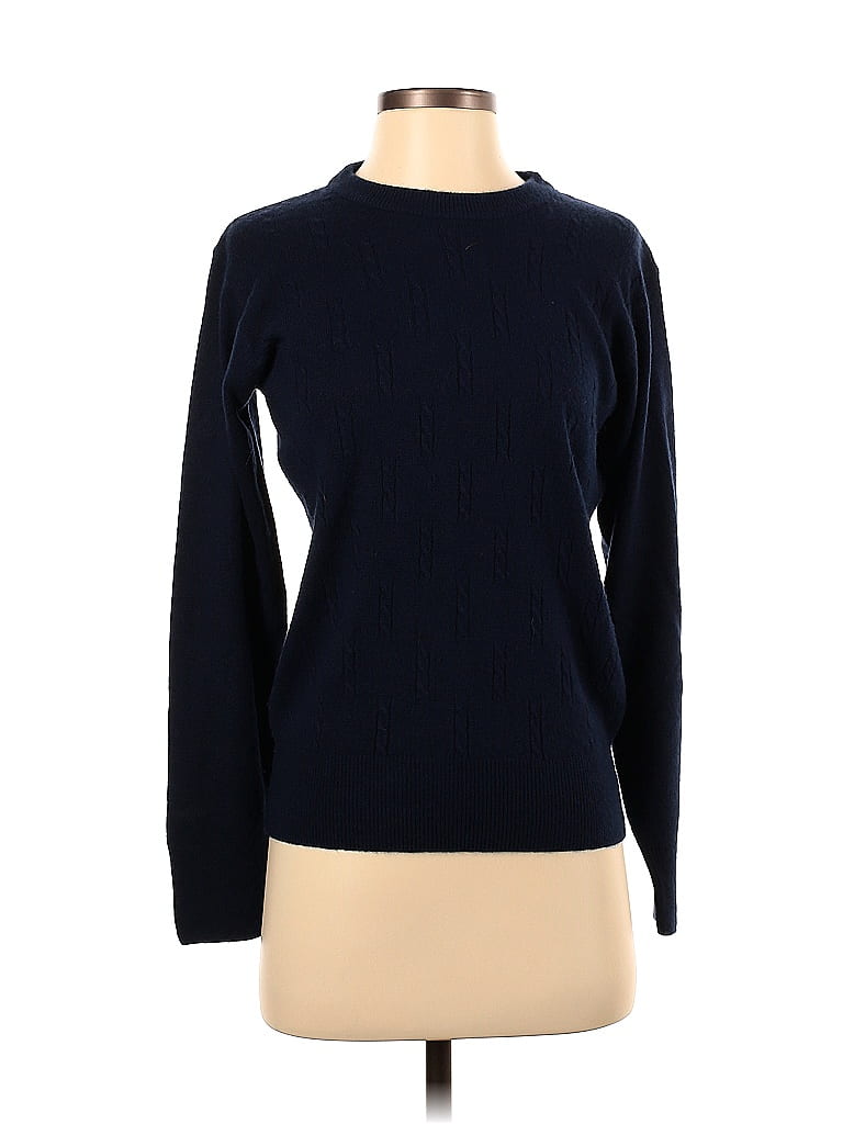 Crystal-Kobe 100% Acrylic Blue Pullover Sweater Size S - 55% off | ThredUp