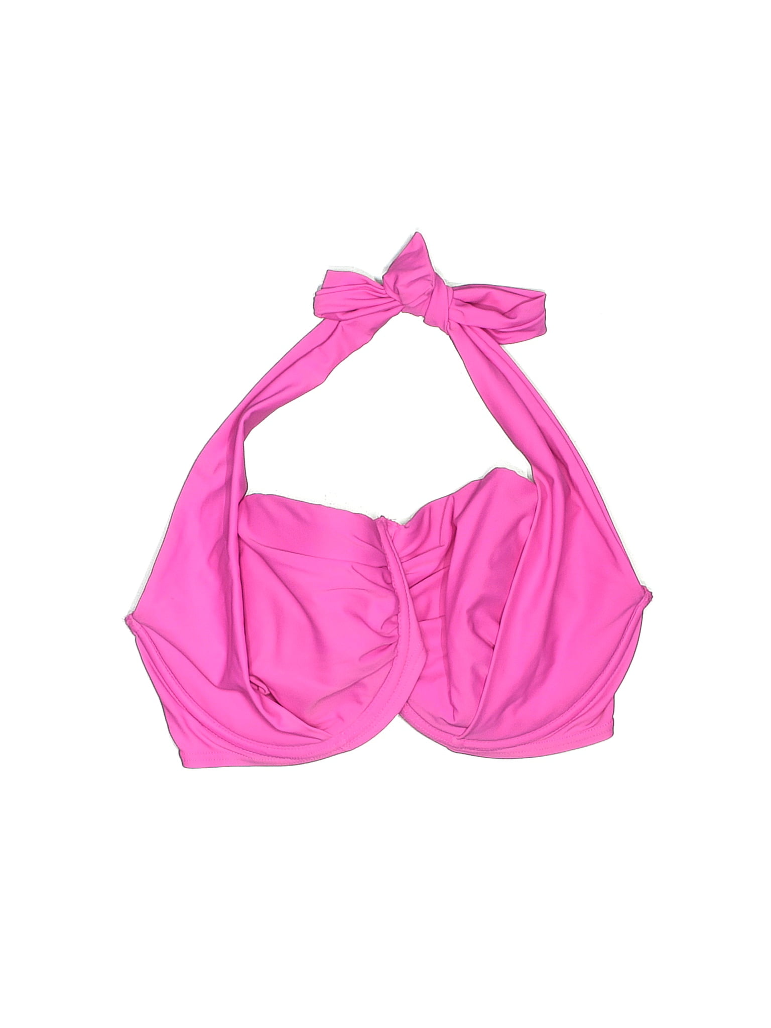 Smart & Sexy Solid Pink Swimsuit Top Size Lg (36D) - 36% off | thredUP