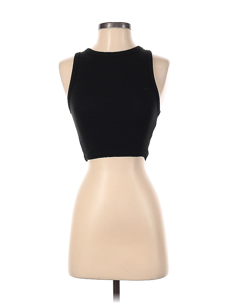 Zara Solid Black Sleeveless Top Size S - 44% off | thredUP