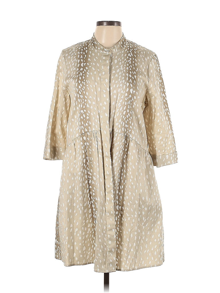 Tuckernuck Tan Casual Dress Size L - 63% off | thredUP