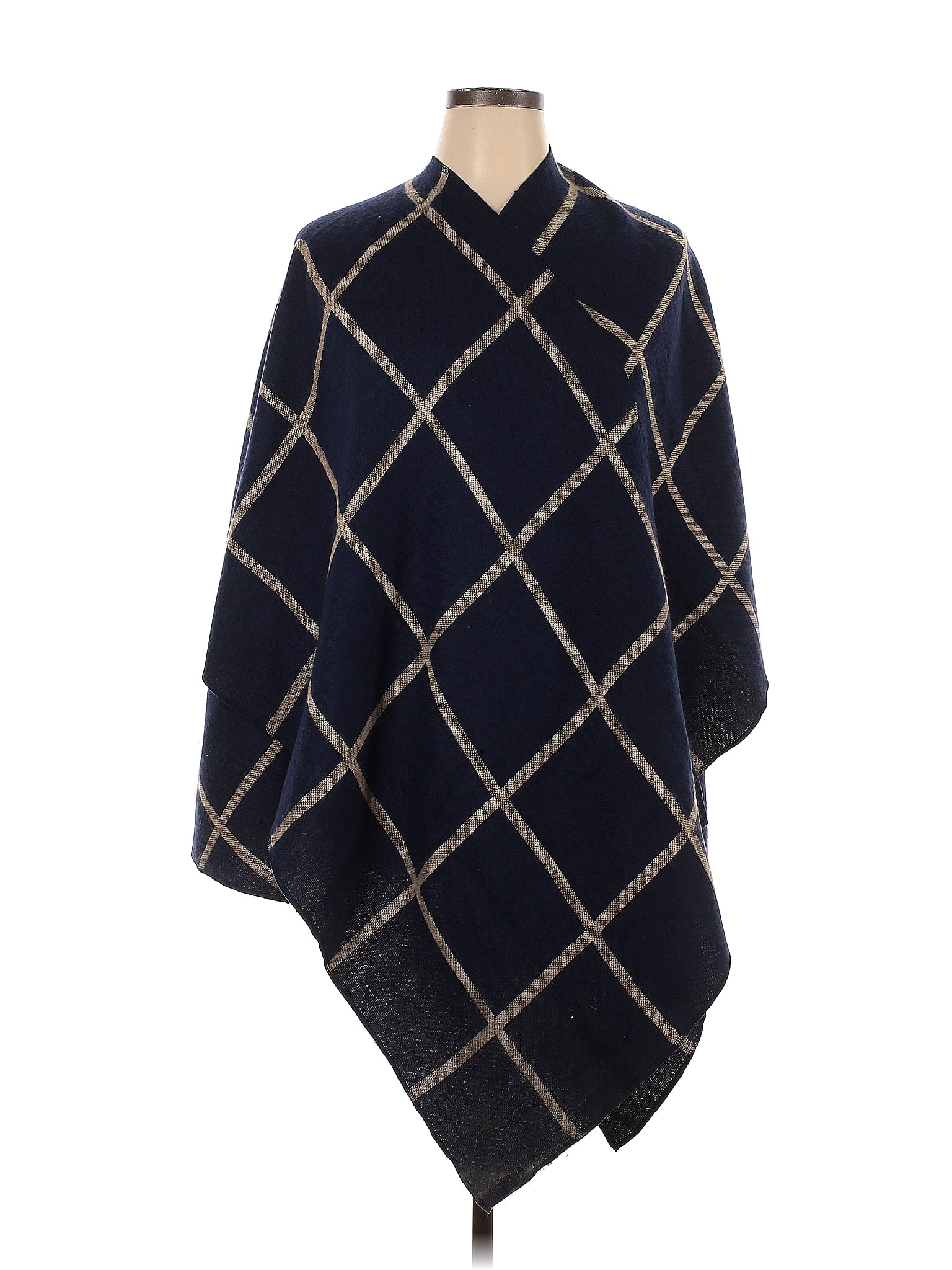 Colleen Lopez Grid Navy Blue Cardigan Size XL - 74% off | thredUP