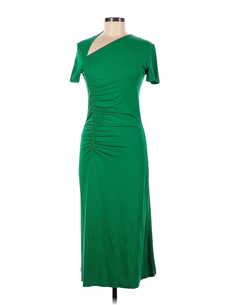 Homeyee Solid Green Cocktail Dress Size 6 52 Off Thredup