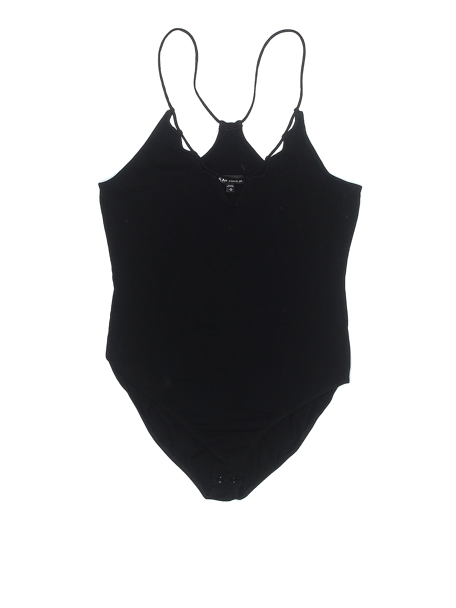 Express Solid Black Bodysuit Size M 68 Off Thredup