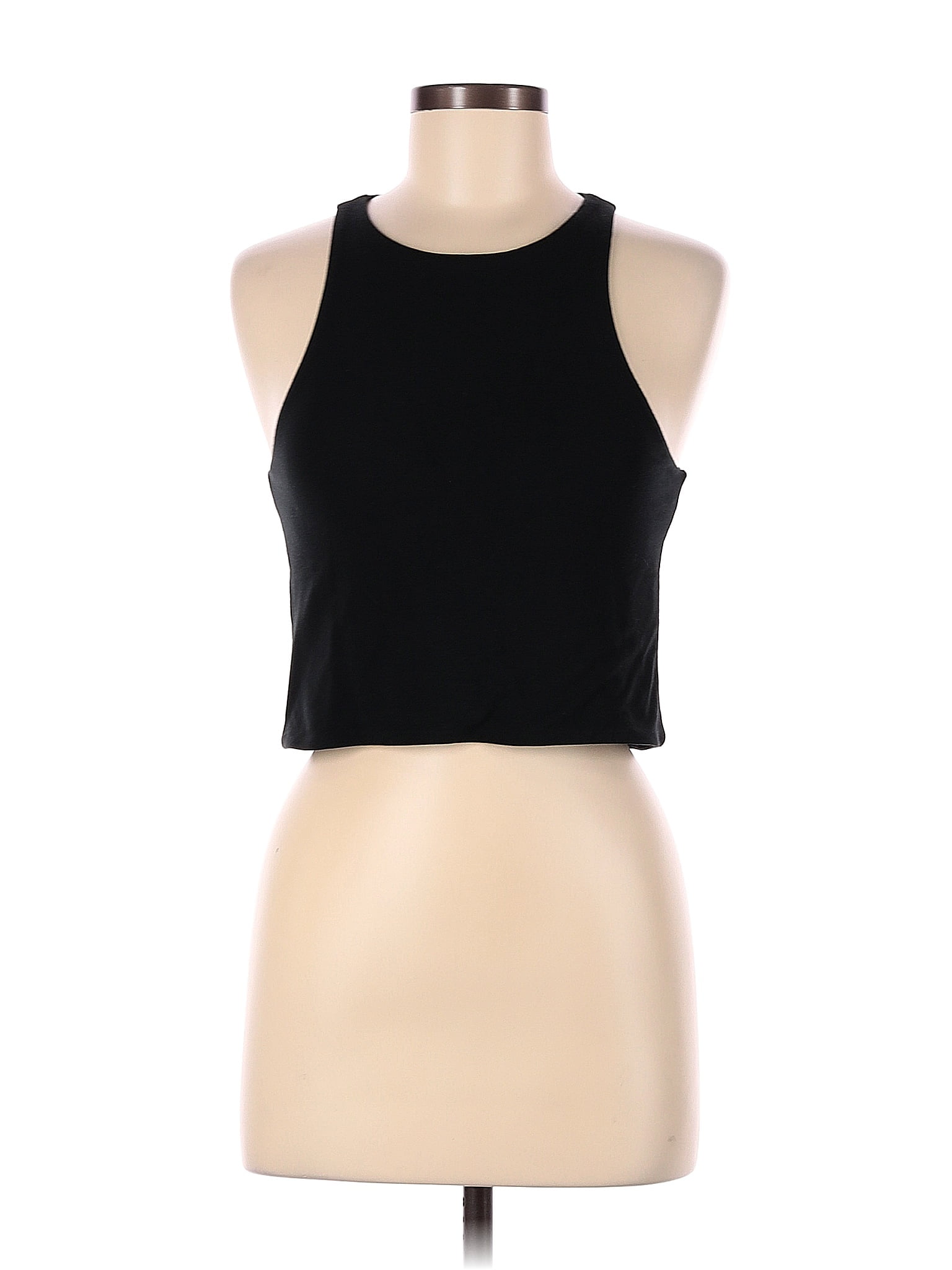 J.Crew Solid Black Tank Top Size M - 68% off | thredUP