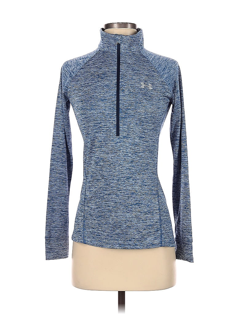 Under Armour Color Block Blue Track Jacket Size XS - 52% off | thredUP