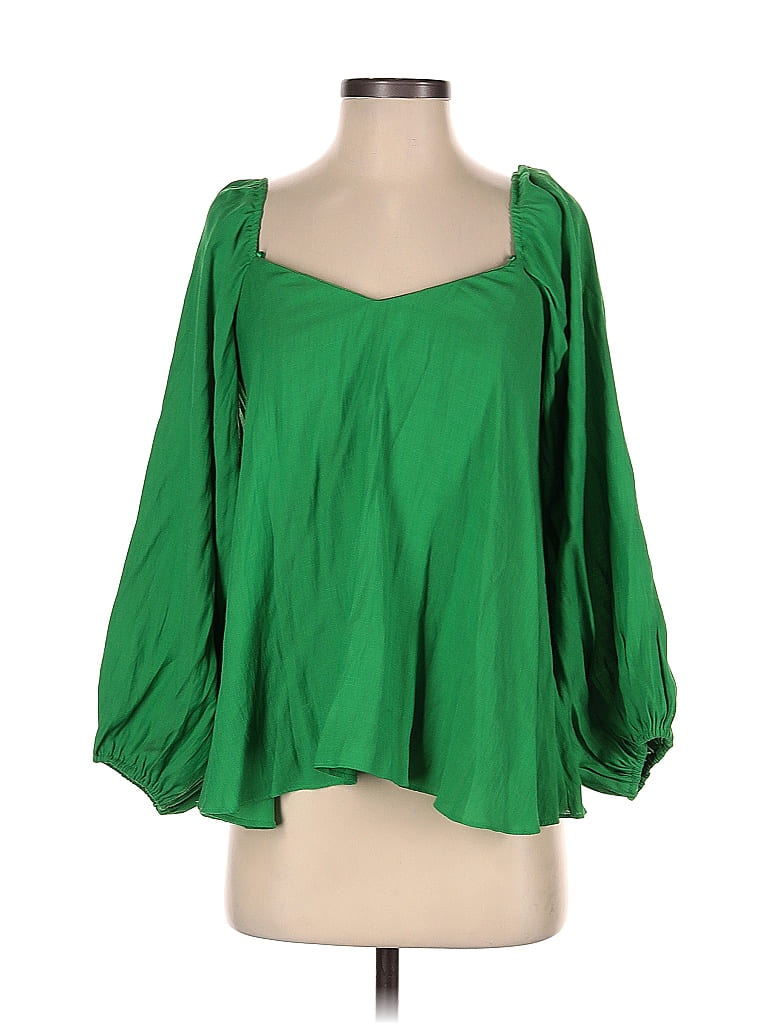Pomander Place Green Long Sleeve Blouse Size S 72 Off Thredup