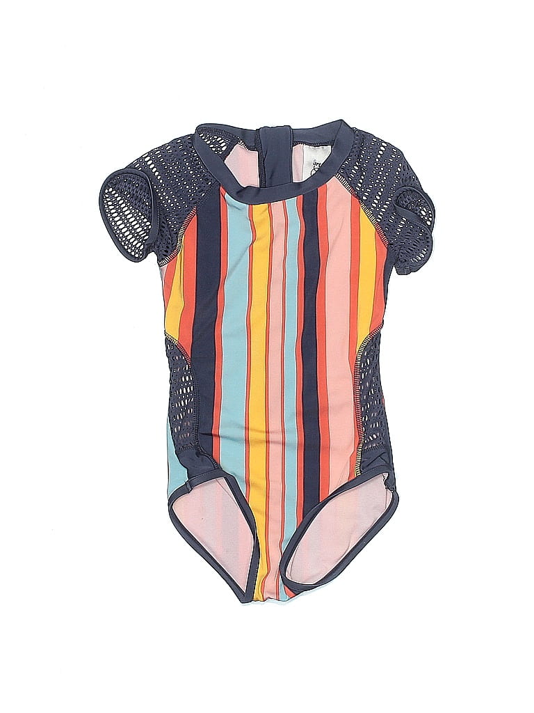 Art Class 100% Polyester Stripes Blue Rash Guard Size 6 - 6X - 40% off ...