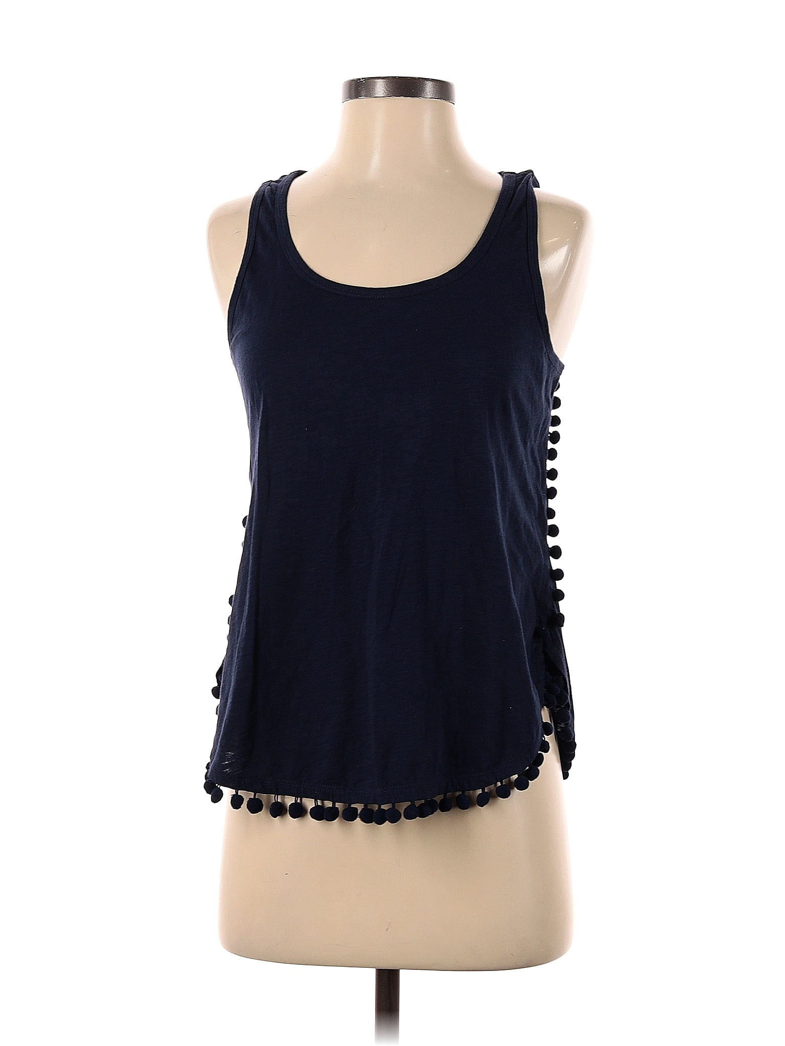 Lilly Pulitzer 100 Cotton Navy Blue Sleeveless Top Size Xs 61 Off