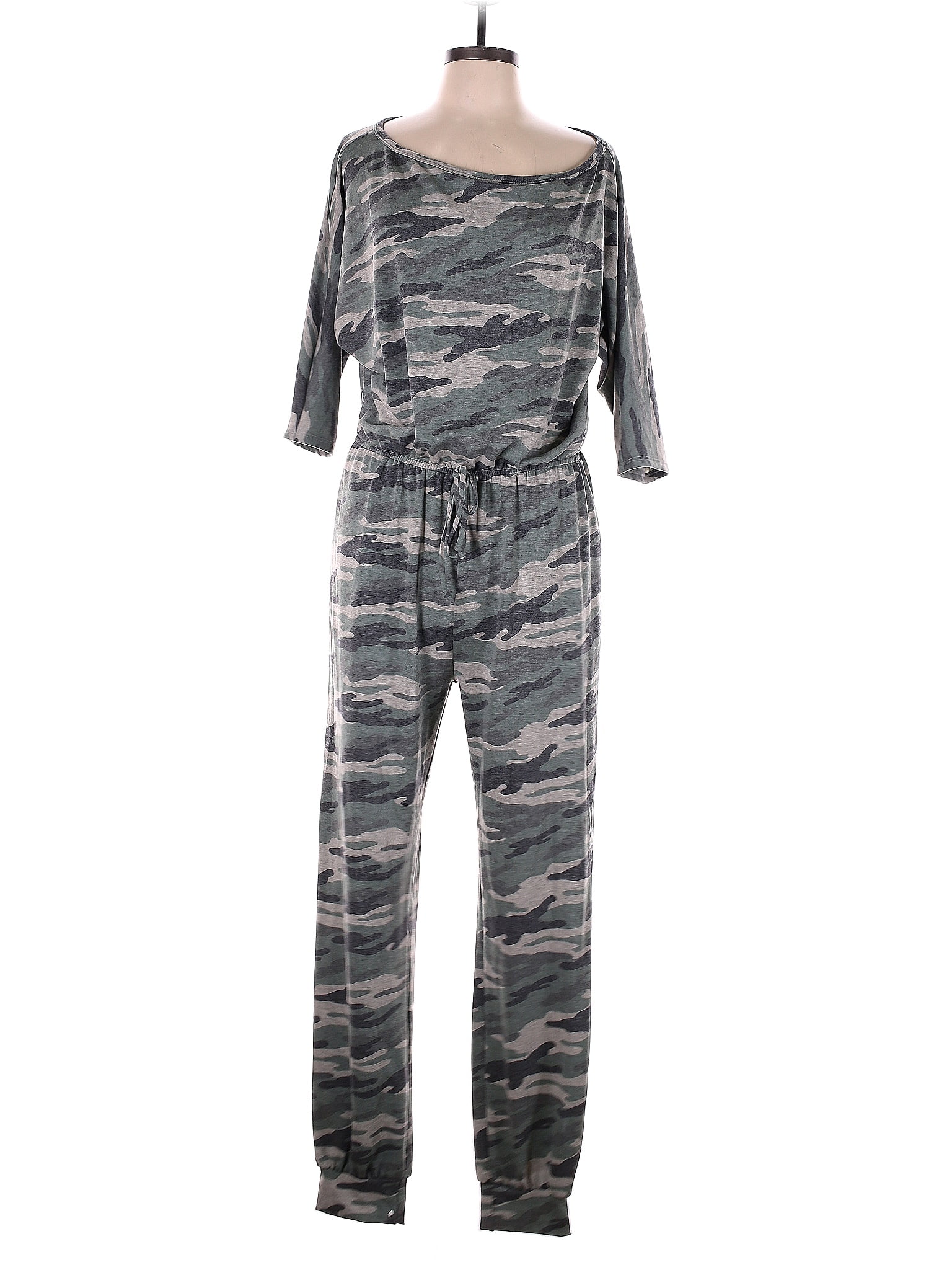 Korye Camo Multi Color Gray Jumpsuit Size L - 75% off | ThredUp
