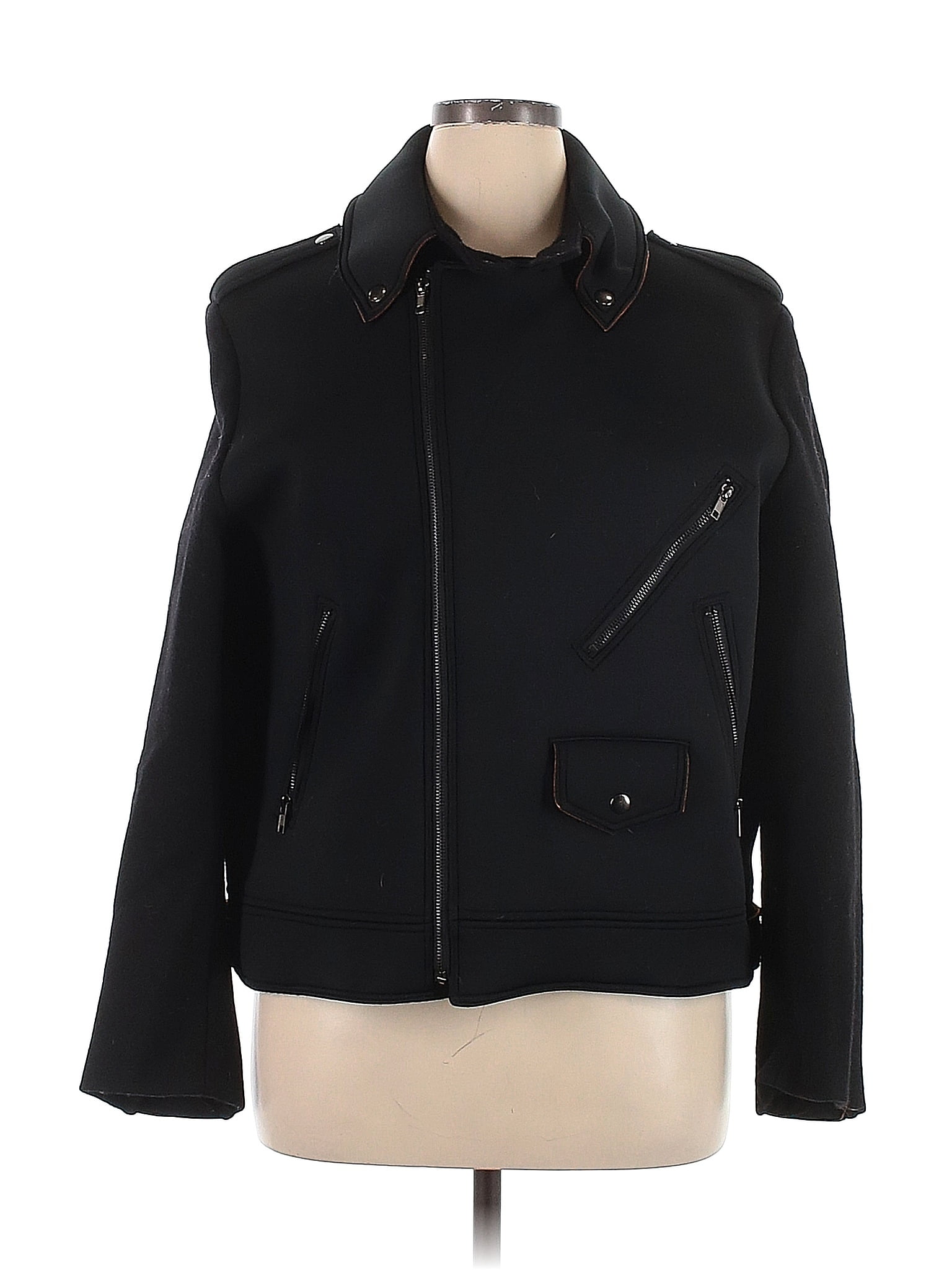 Tron Legacy for Opening Ceremony 100% Polyurethane Solid Black Denim ...