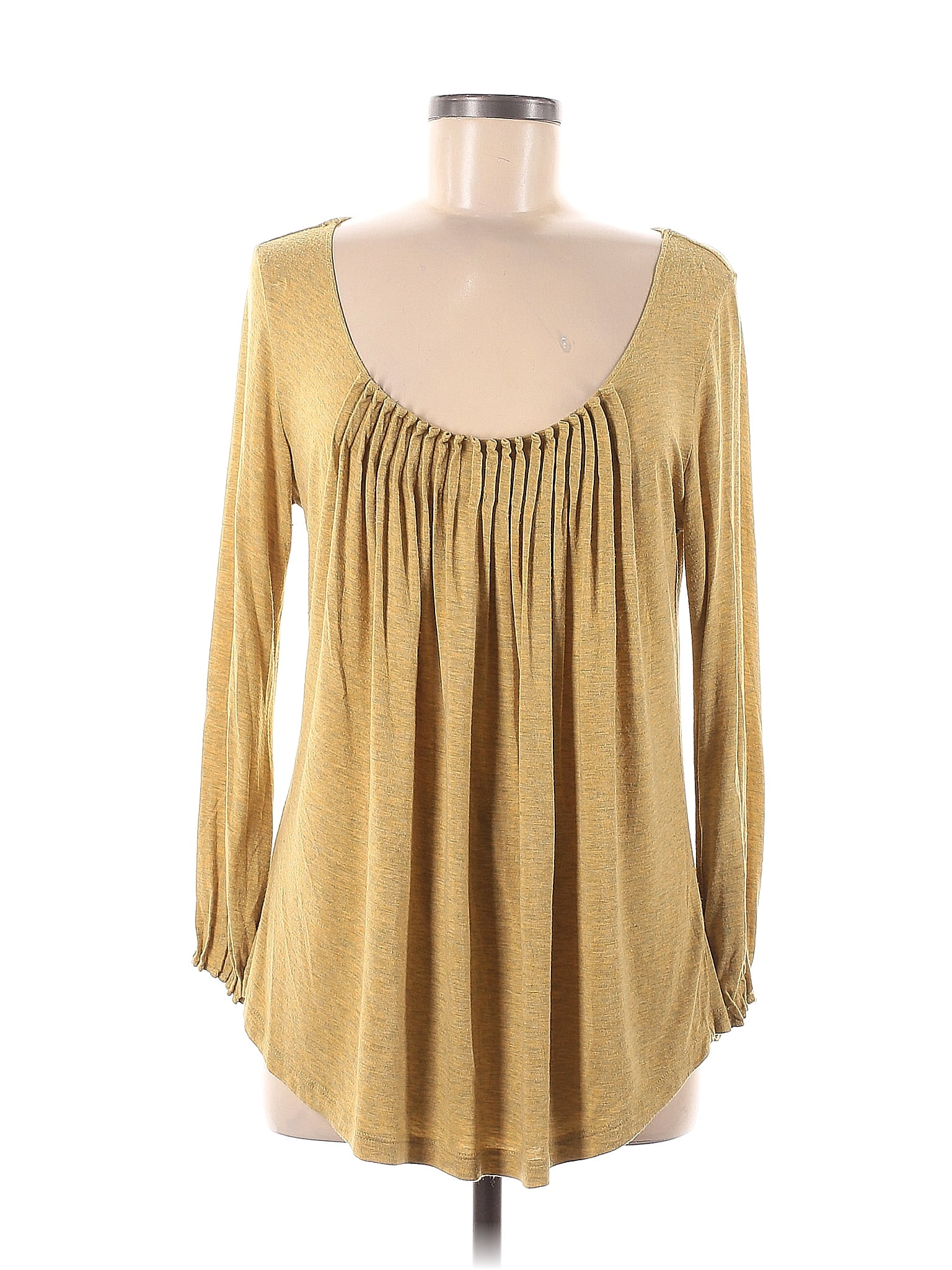 Assorted Brands Yellow Gold Long Sleeve Blouse Size M 60 Off Thredup