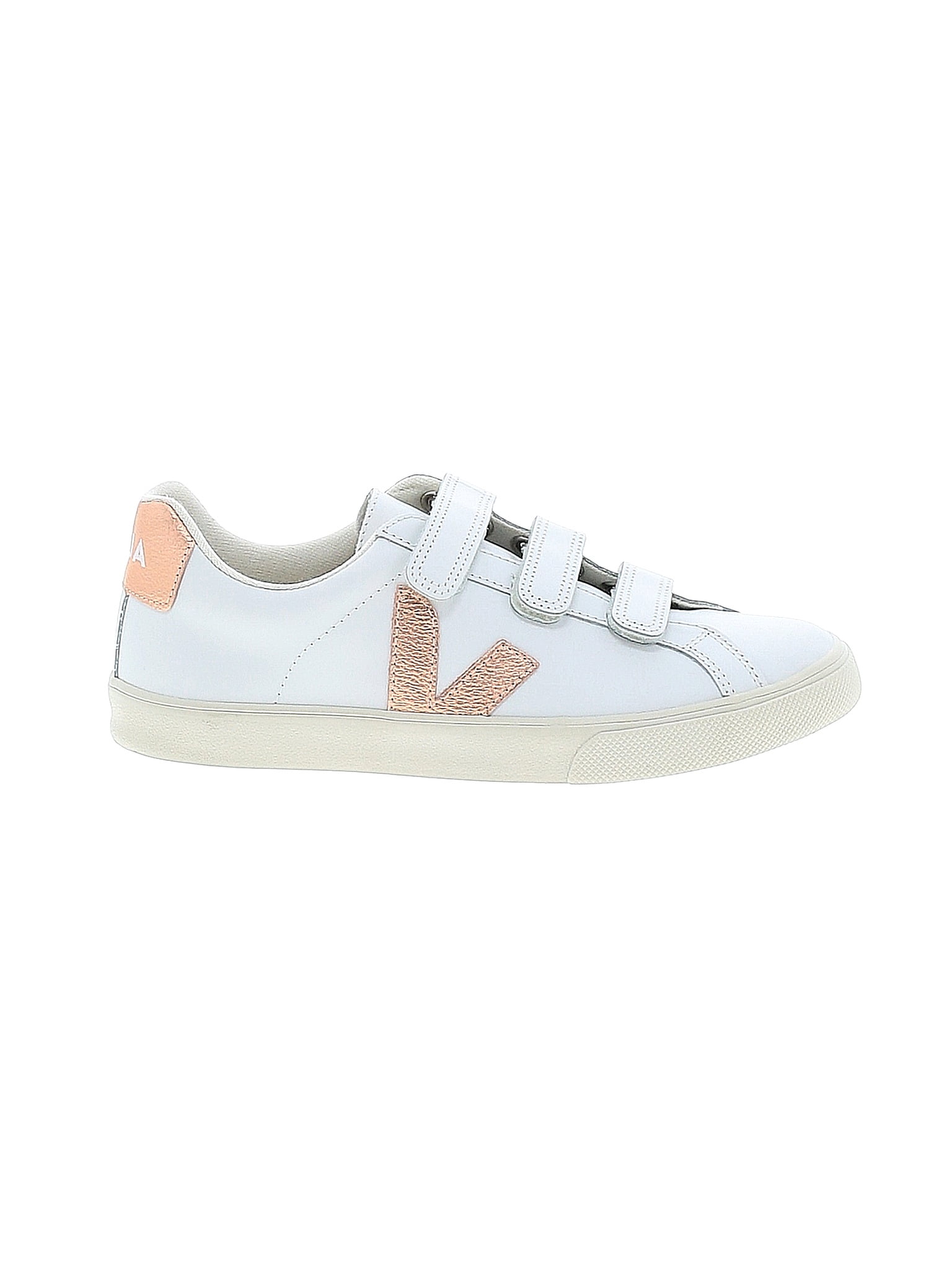 VEJA Color Block Solid White Sneakers Size 6 - 36% off | thredUP
