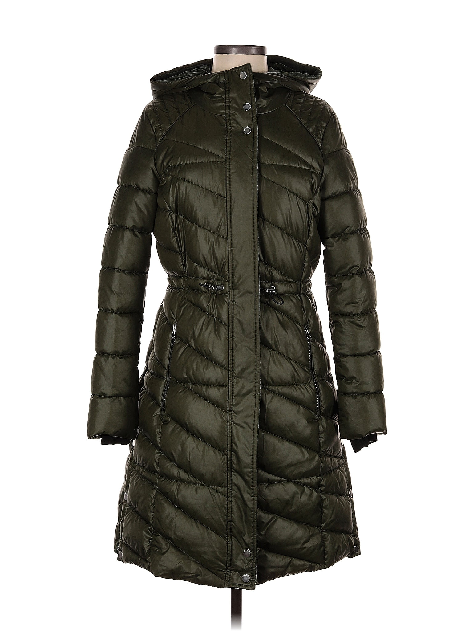 Marc New York Andrew Marc 100% Polyester Solid Green Coat Size S - 70% ...