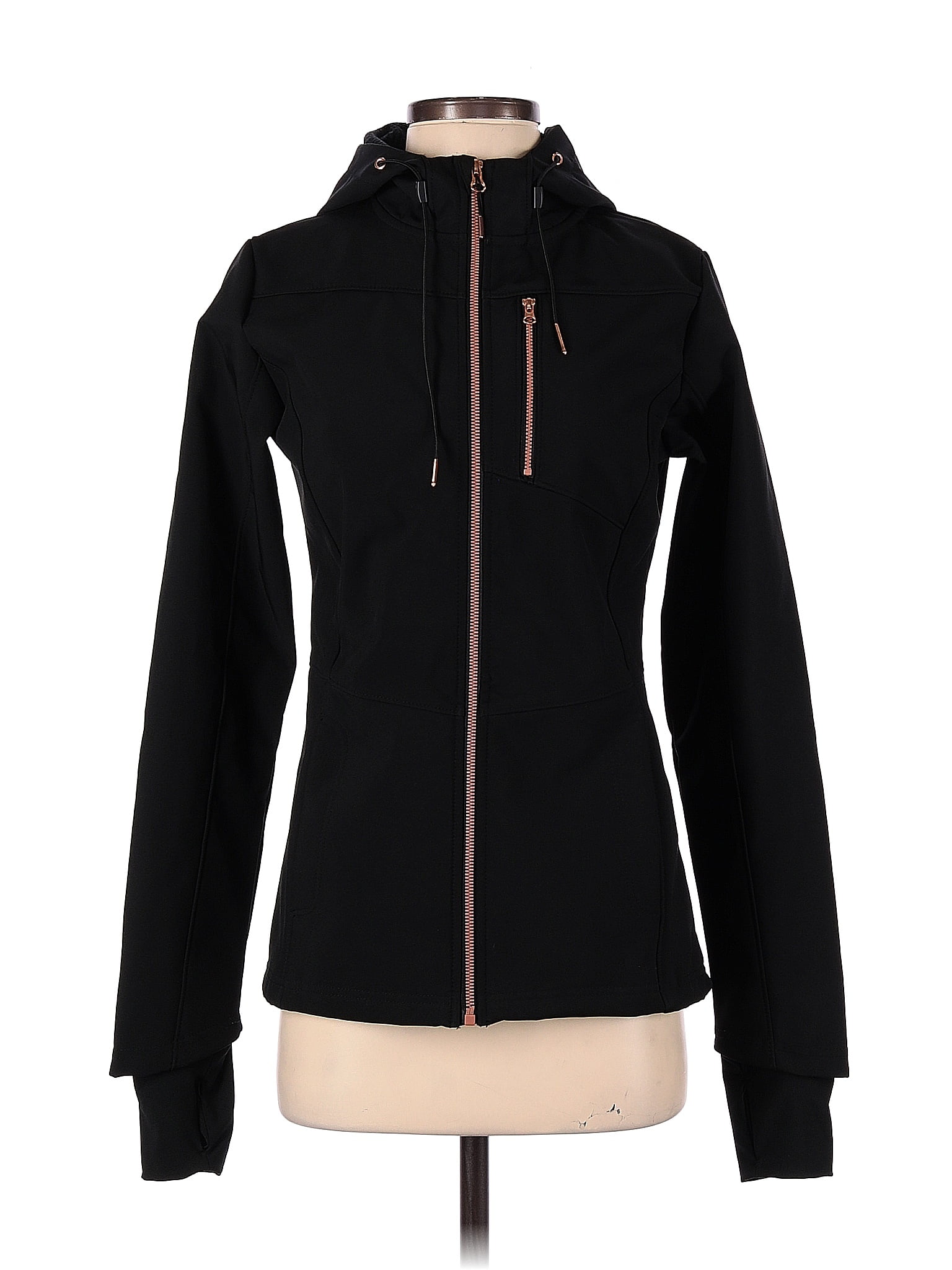 Mondetta Solid Black Jacket Size S - 73% off | thredUP