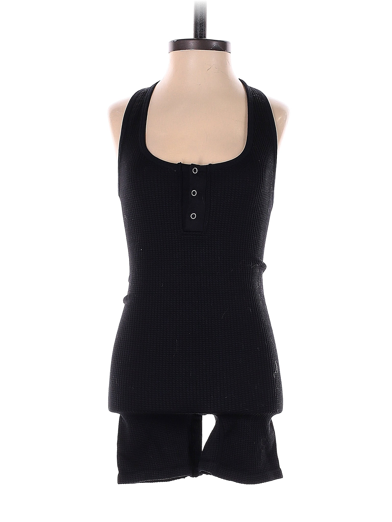 colsie Solid Black Romper Size XS - 40% off | thredUP