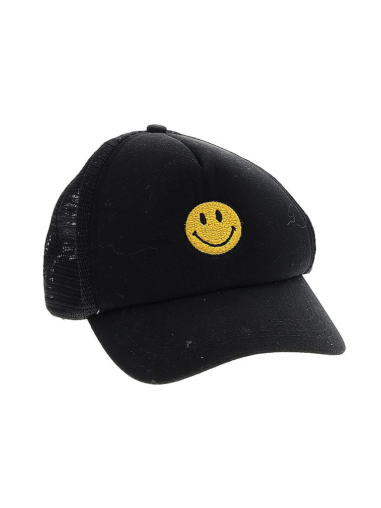 Smiley Solid Black Baseball Cap One Size - 30% off | thredUP