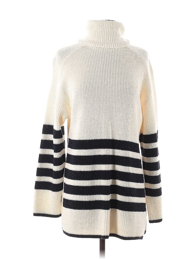Cos Color Block Stripes Ivory White Turtleneck Sweater Size XS - 71% ...