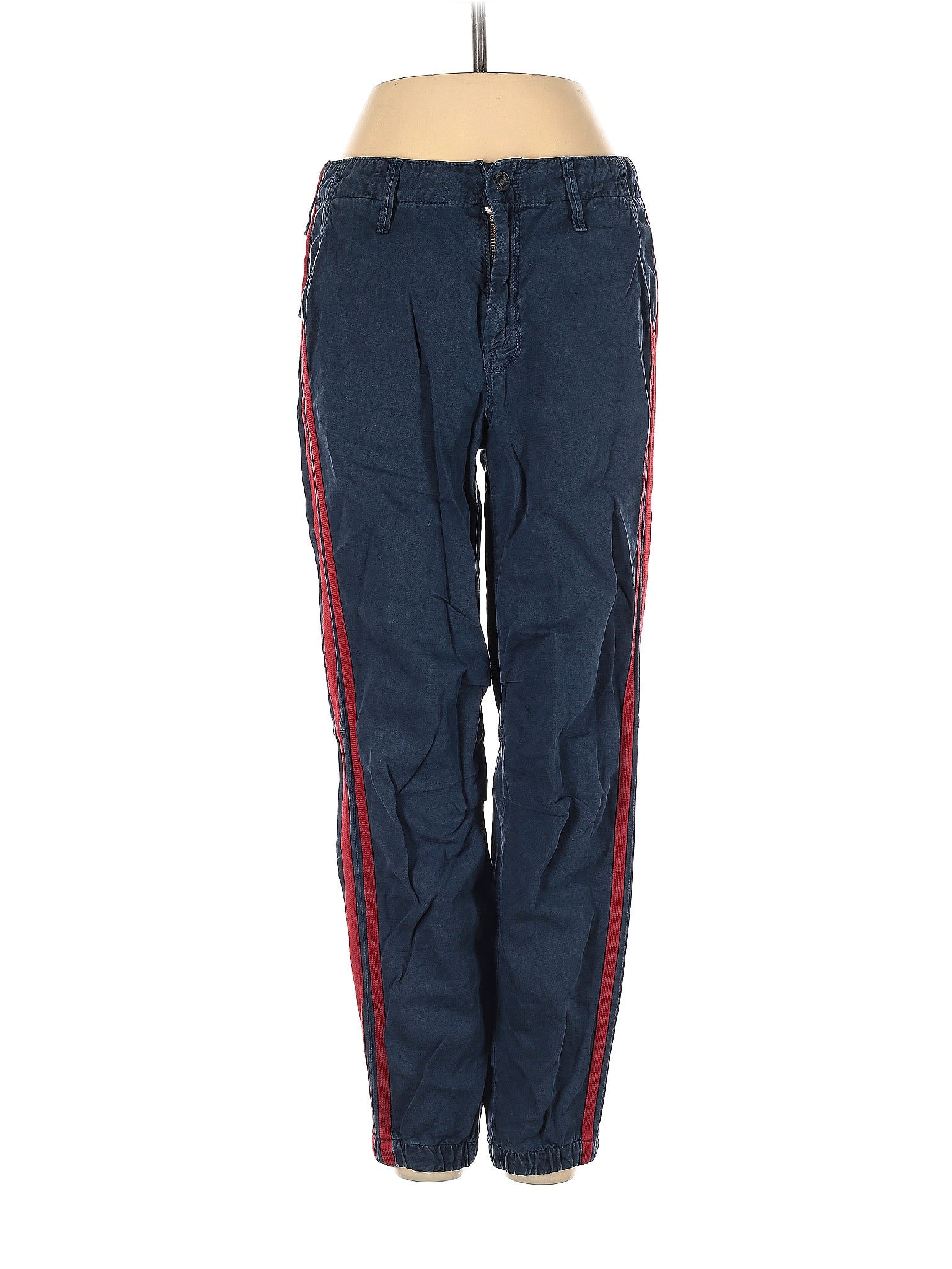 Mother Solid Blue Casual Pants 24 Waist - 75% off | thredUP